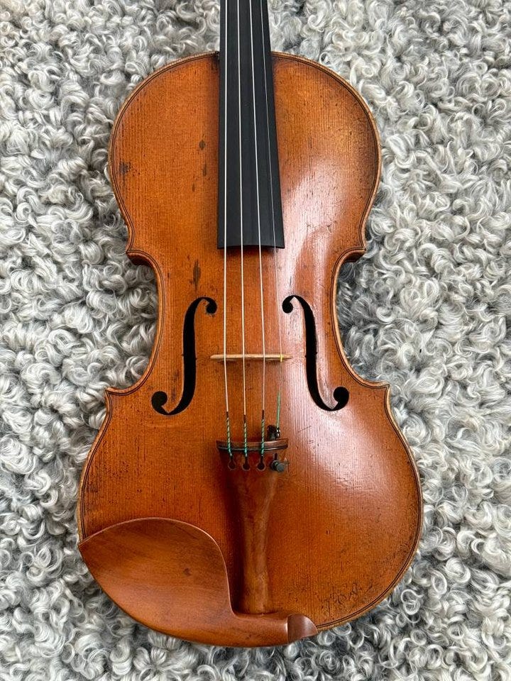 Varm fyllig fiol violin Louis Moitessiere ca 1800 | Blocket