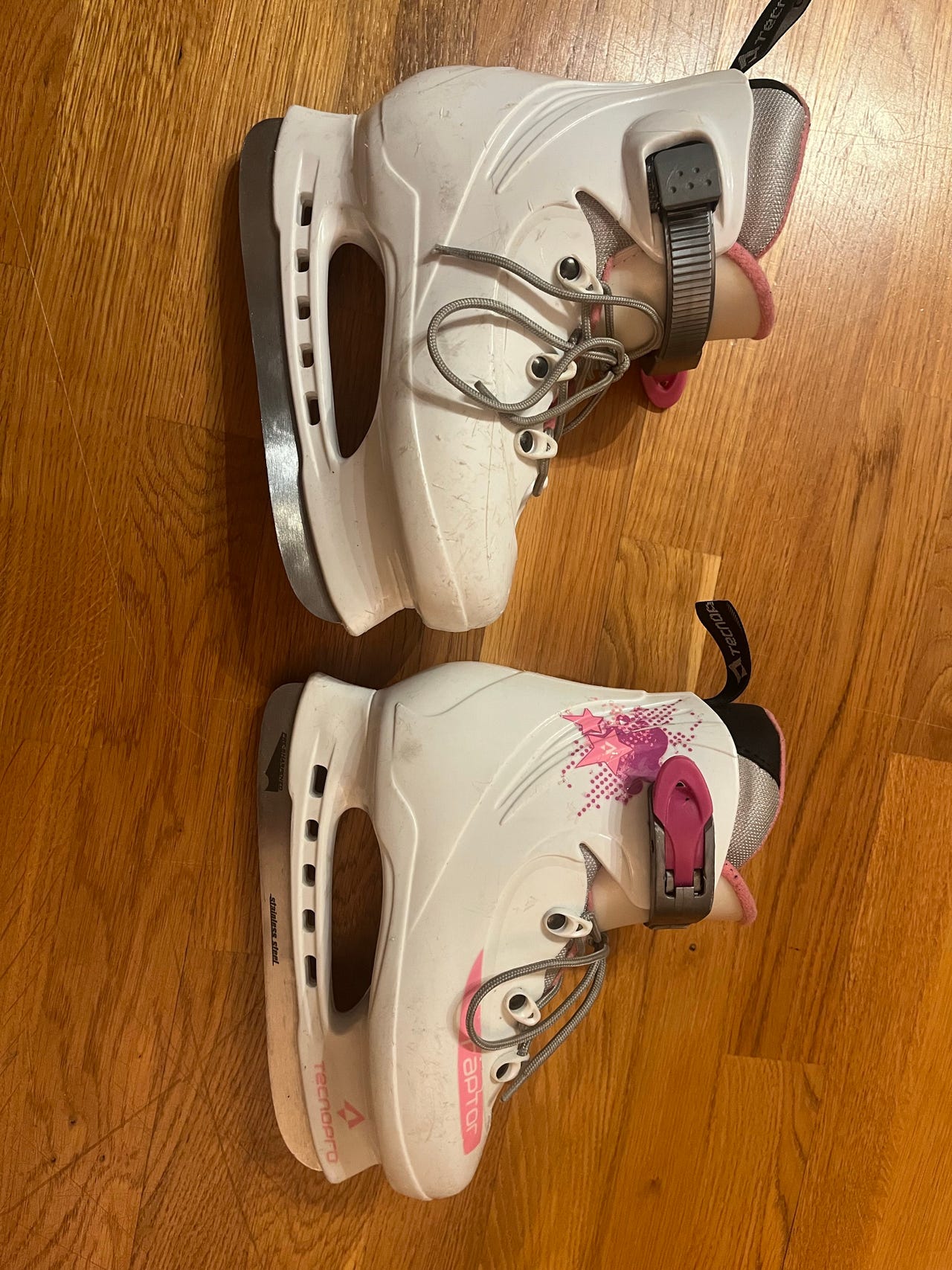 Skridskor Raptor barn storlek 30 vit och rosa | Blocket