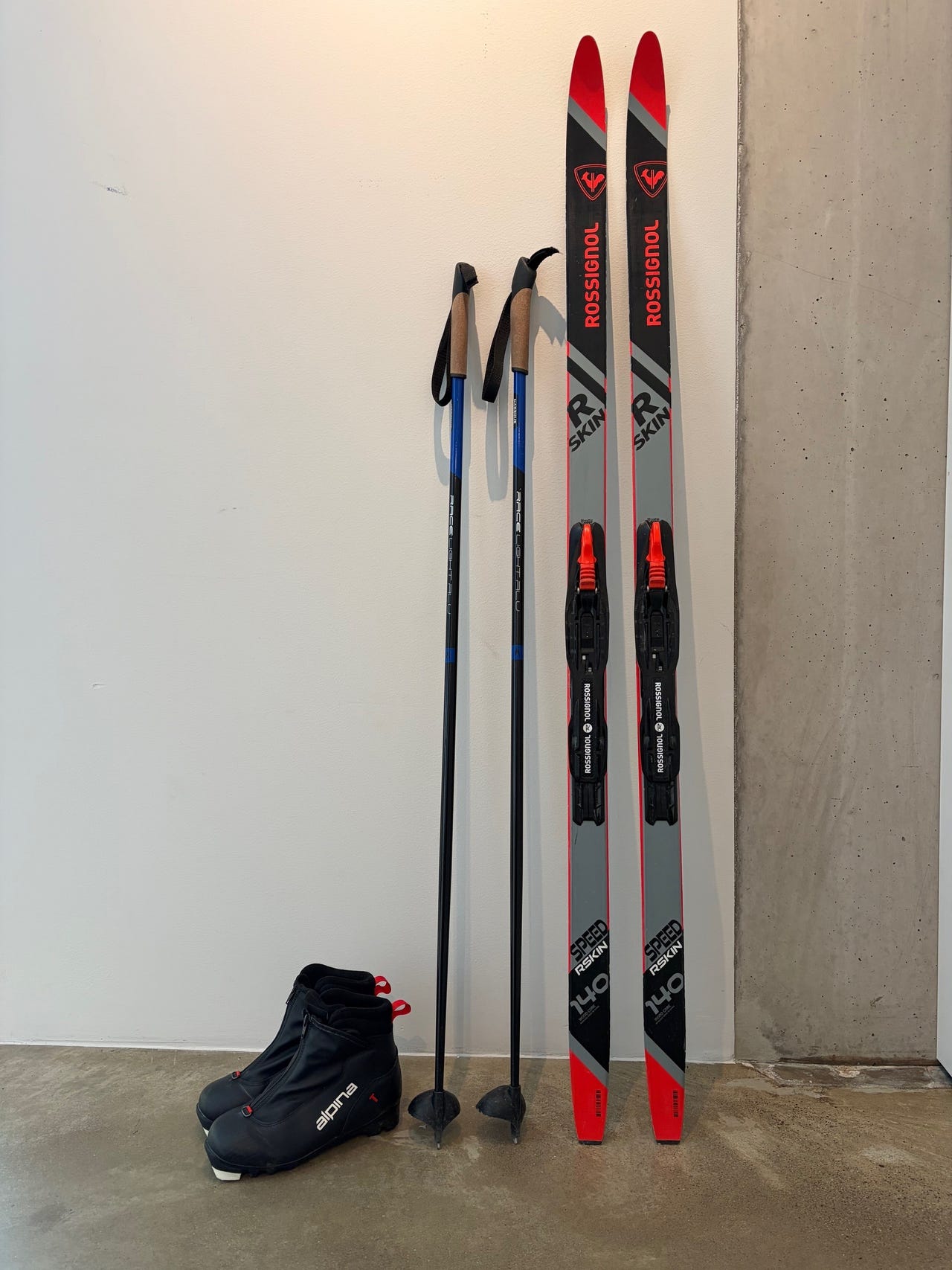 Rossignol R Skin 140 cm - Längdskidor barn - Komplett set | Blocket