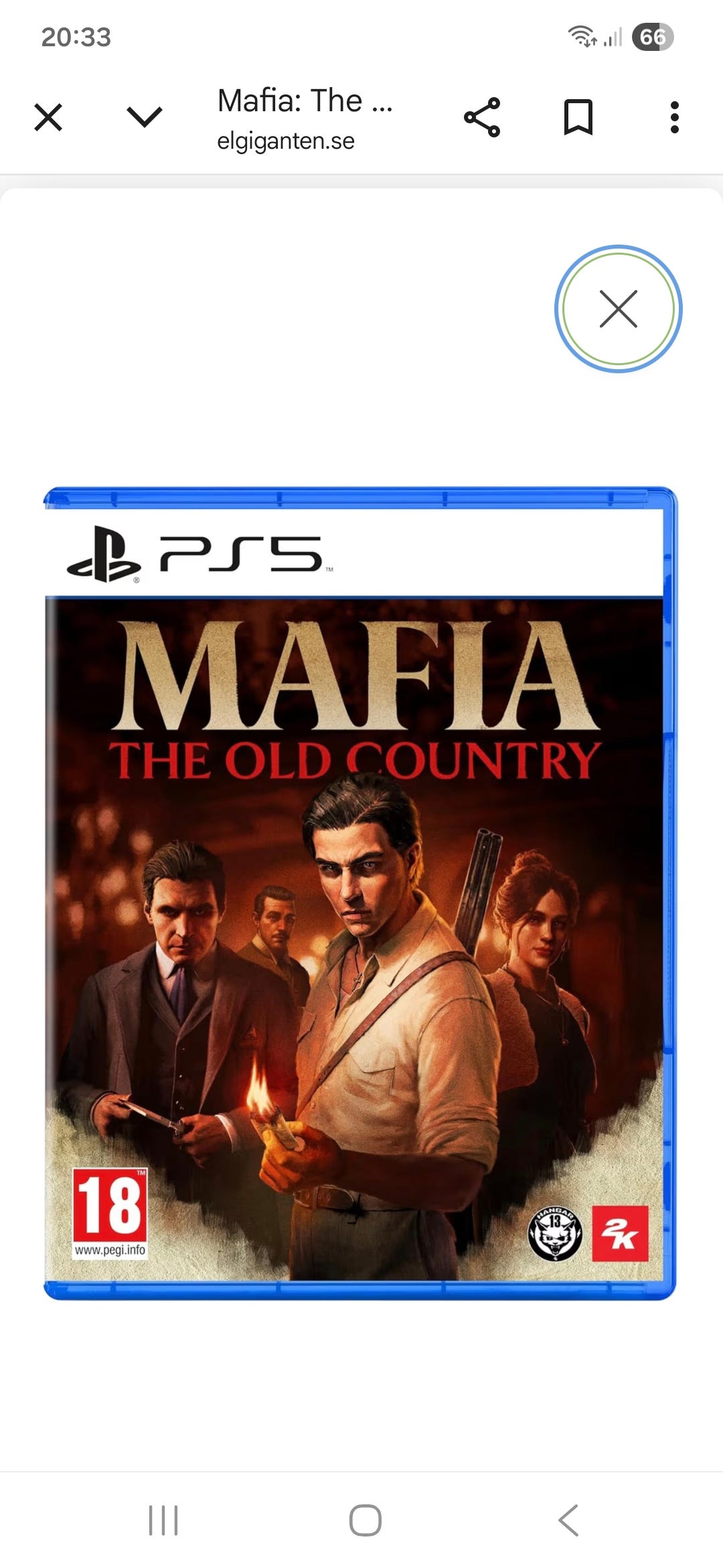 Mafia The Old Country Playstation 5-spel | Blocket