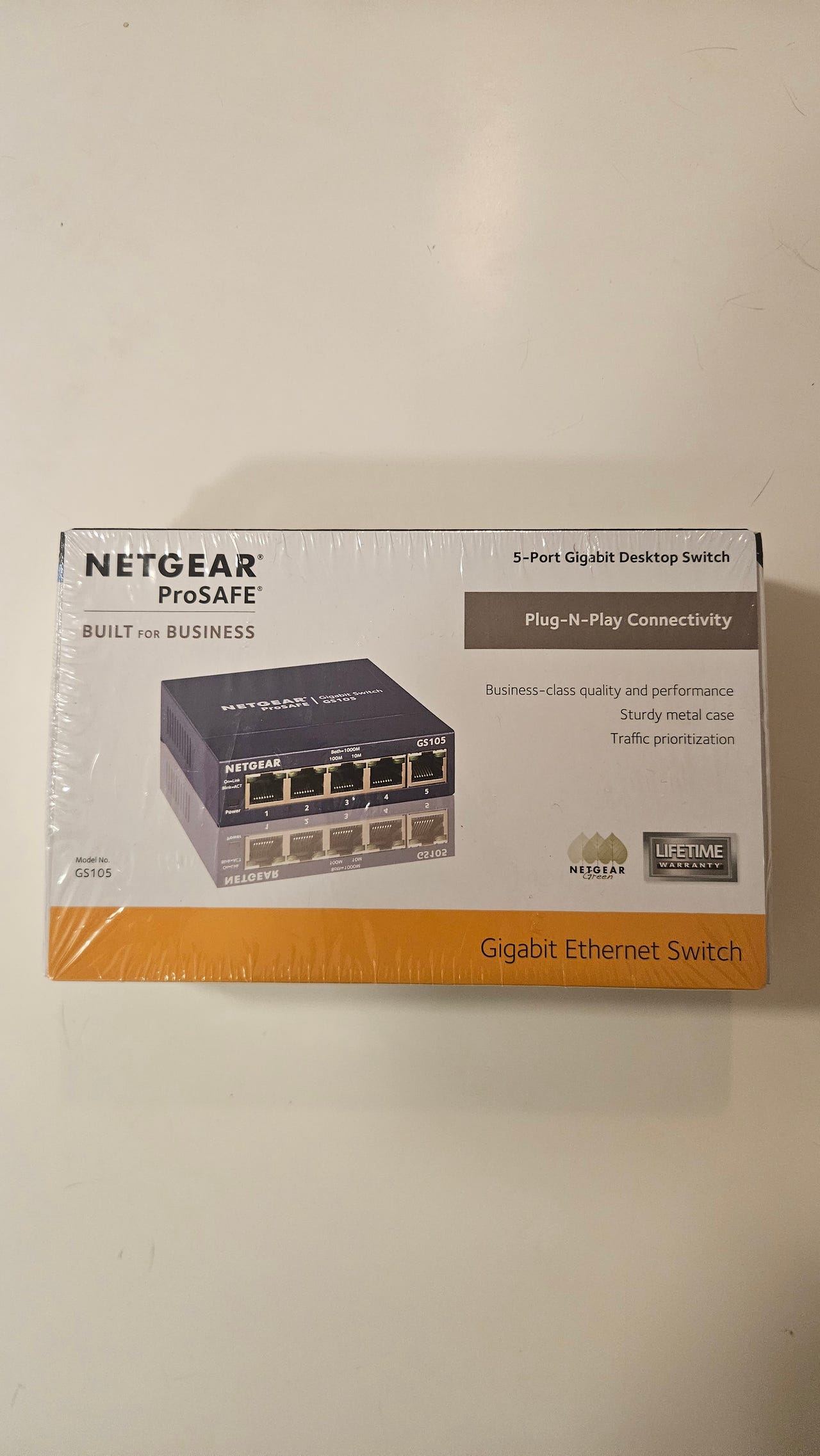 Netgear ProSAFE GS105E nätverksswitch Gigabit Ethernet 5-port | Blocket