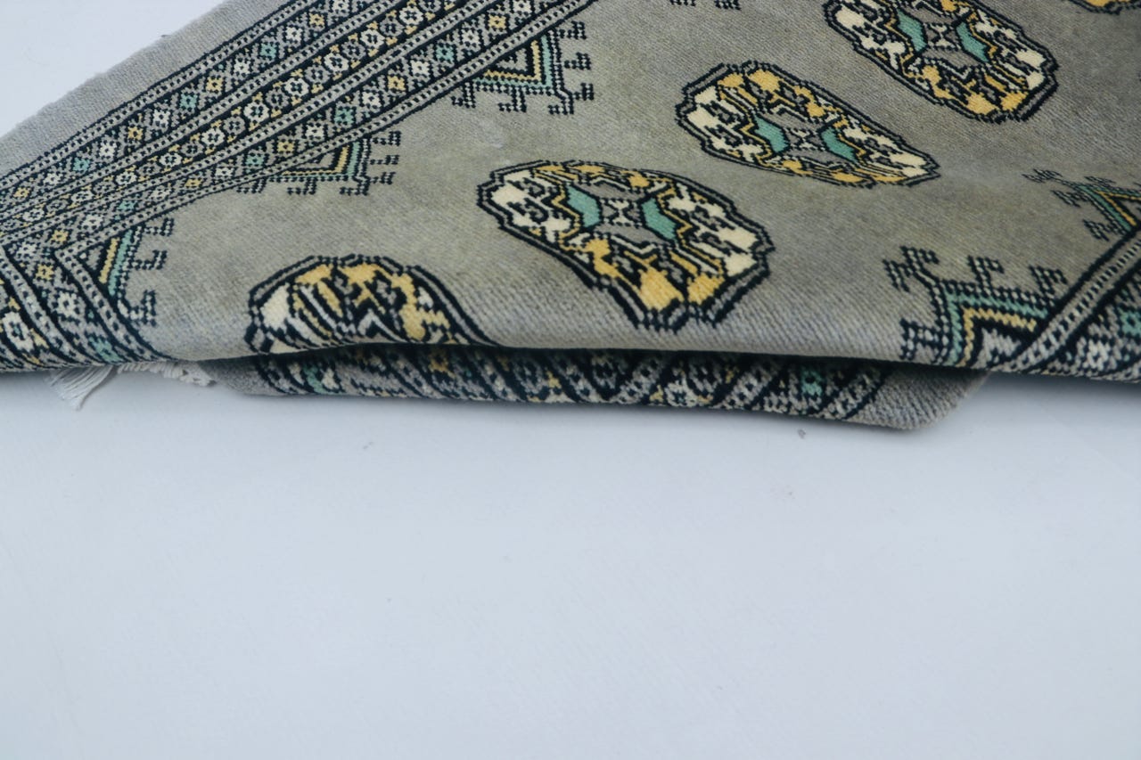 Handknuten ullmatta Bokhara-stil 62 x 90 cm | Blocket