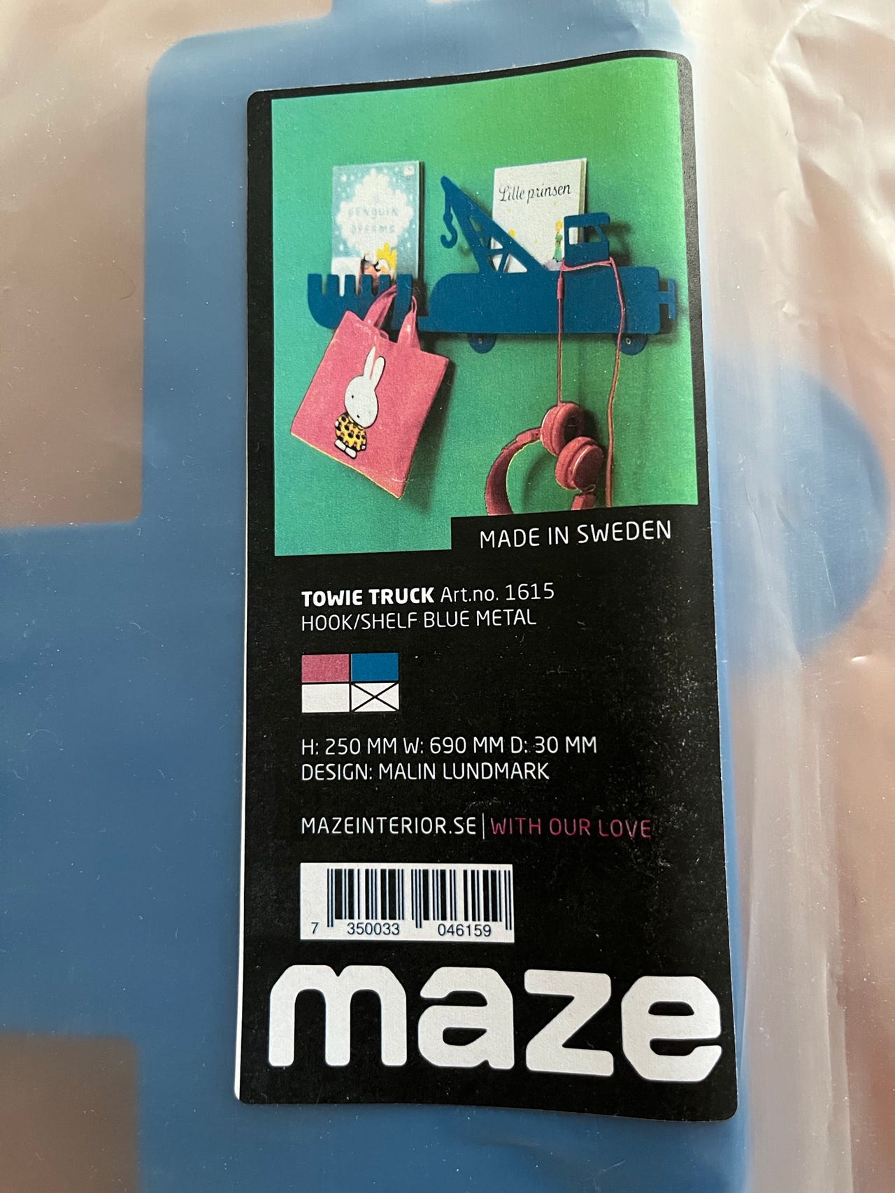 Maze Towie Truck Hängare Blå Metall | Blocket