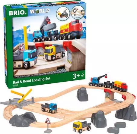 BRIO tågset + lastbilar | Blocket