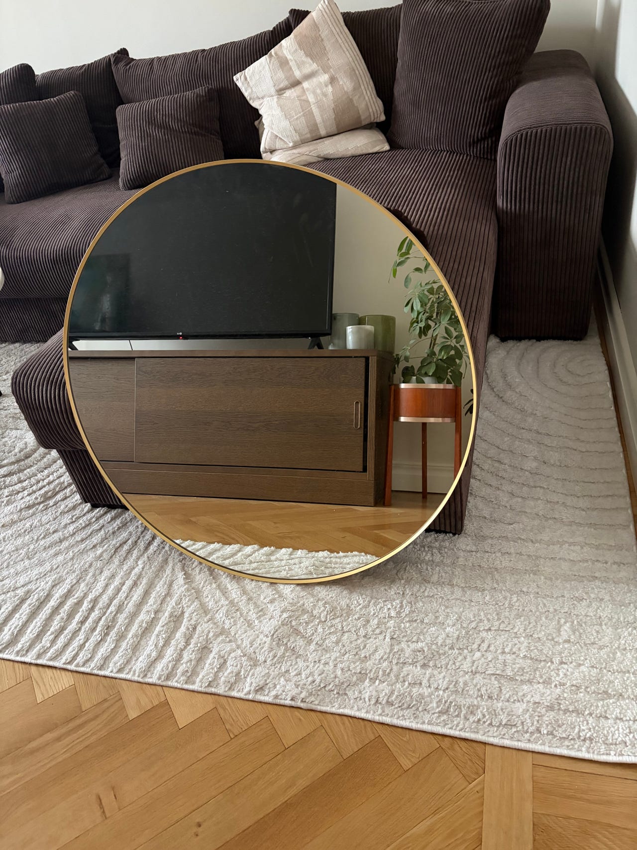 Rund spegel | Blocket