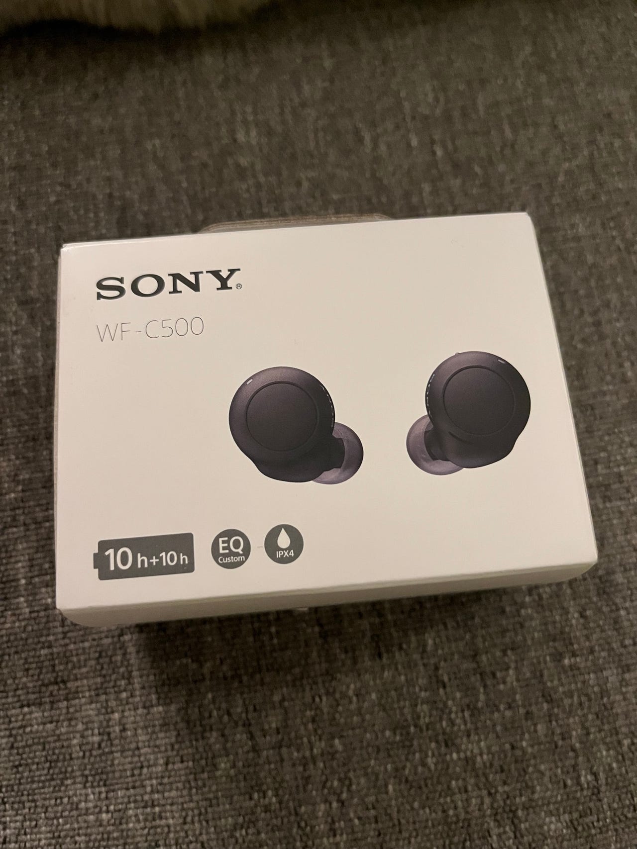 Sony WF-C500 trådlösa hörlurar svart | Blocket