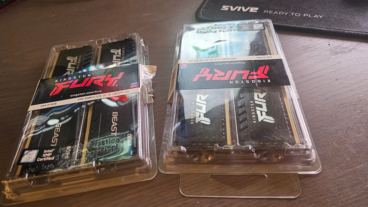 4x16GB DDR4 Kingston Fury RAM-minne (3600MT/s CL18-22-22) | Blocket