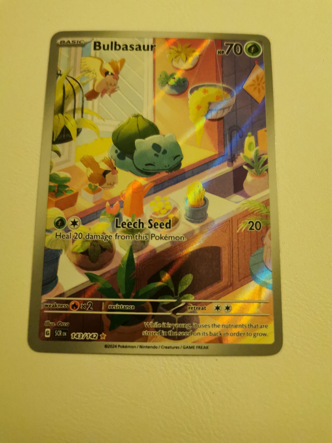 Bulbasaur 143/142 Illustration Rare – ikonisk artwork, samlarfavorit 🔥 ...