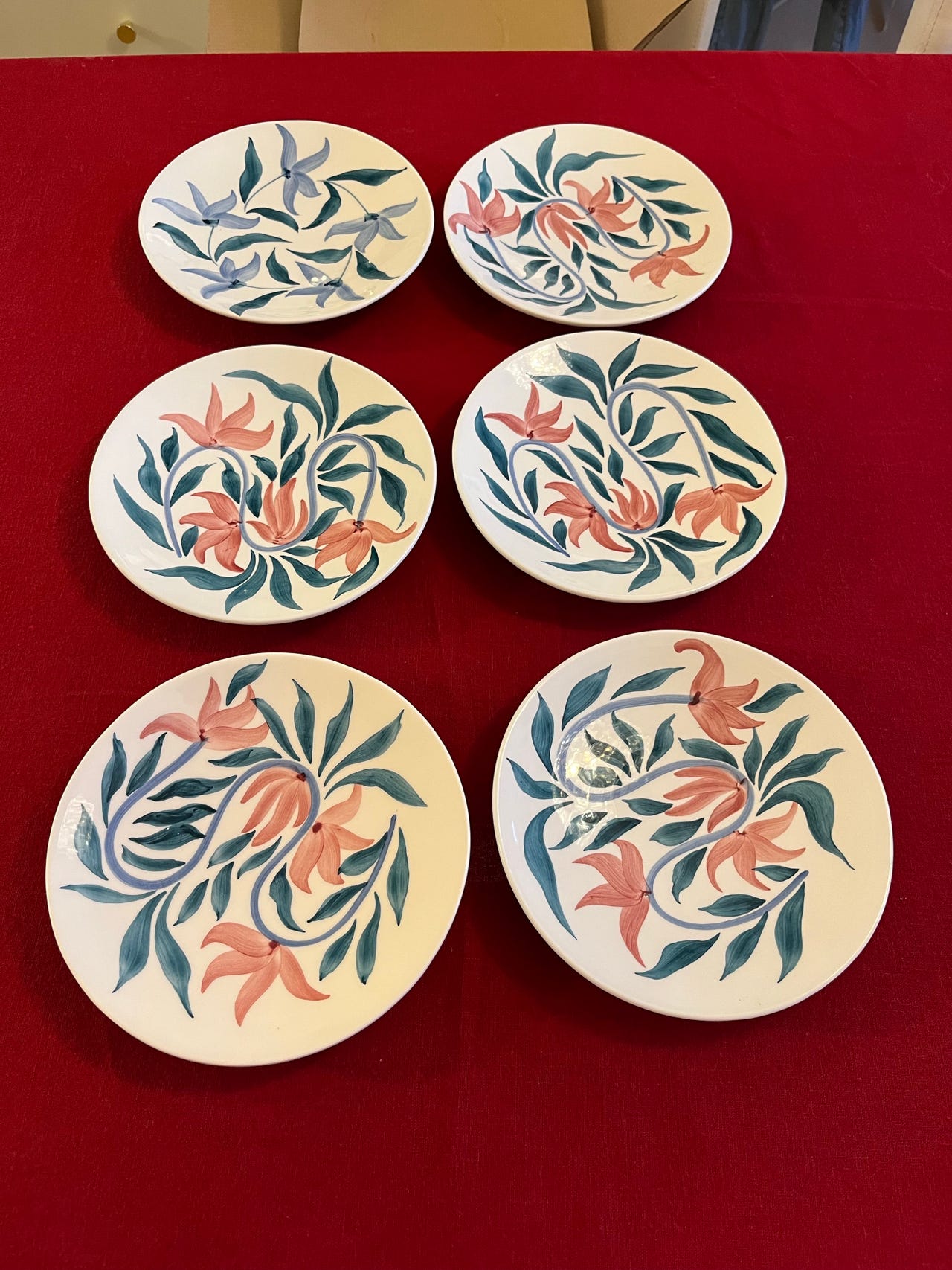 Mateus Flowers Tallrik Water Lilies 20 cm OANVÄNDA | Blocket