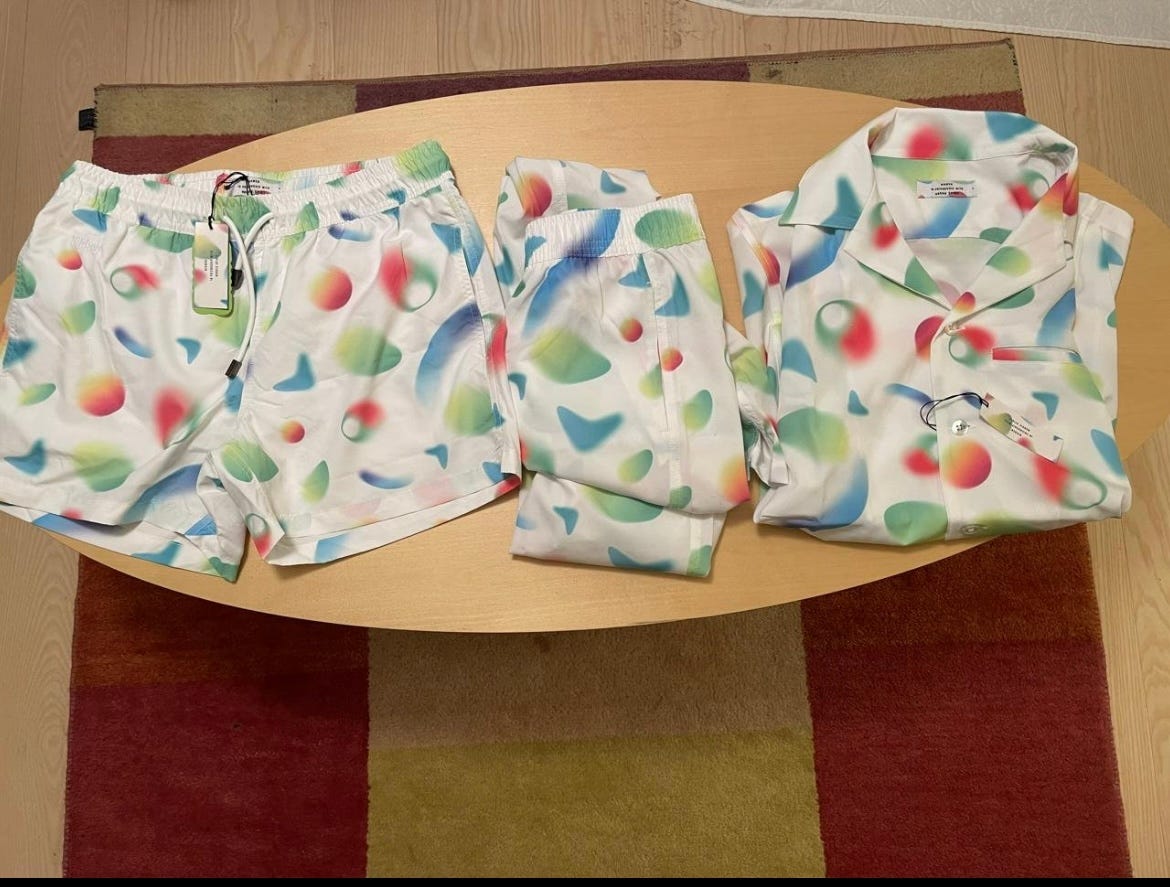 nya NIKBEN nypris 4000:- skjorta byxor badbyxor | Blocket