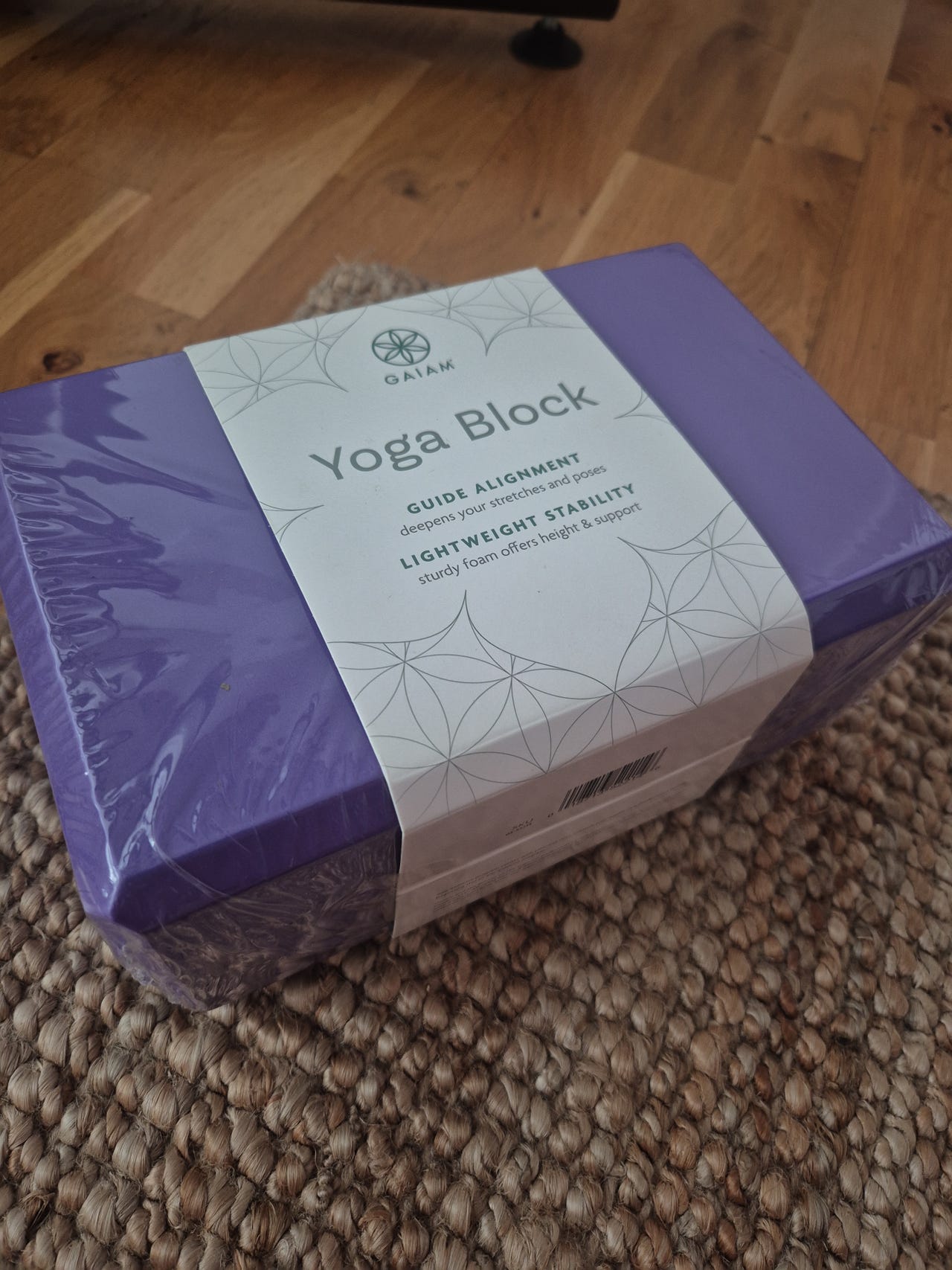Gaiam Yoga Block Lila | Blocket