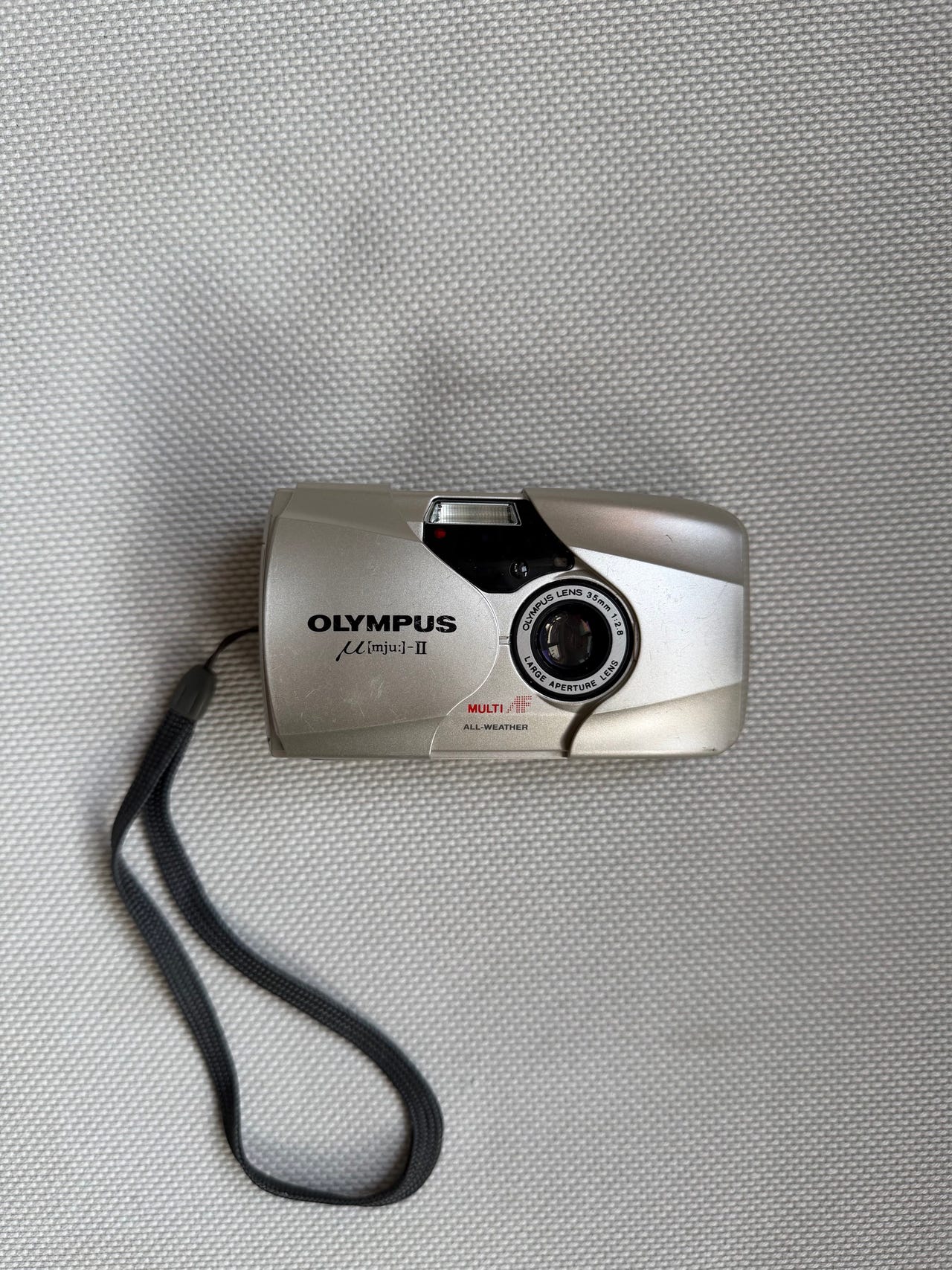 Olympus Mju II 35mm kompaktkamera silver | Blocket