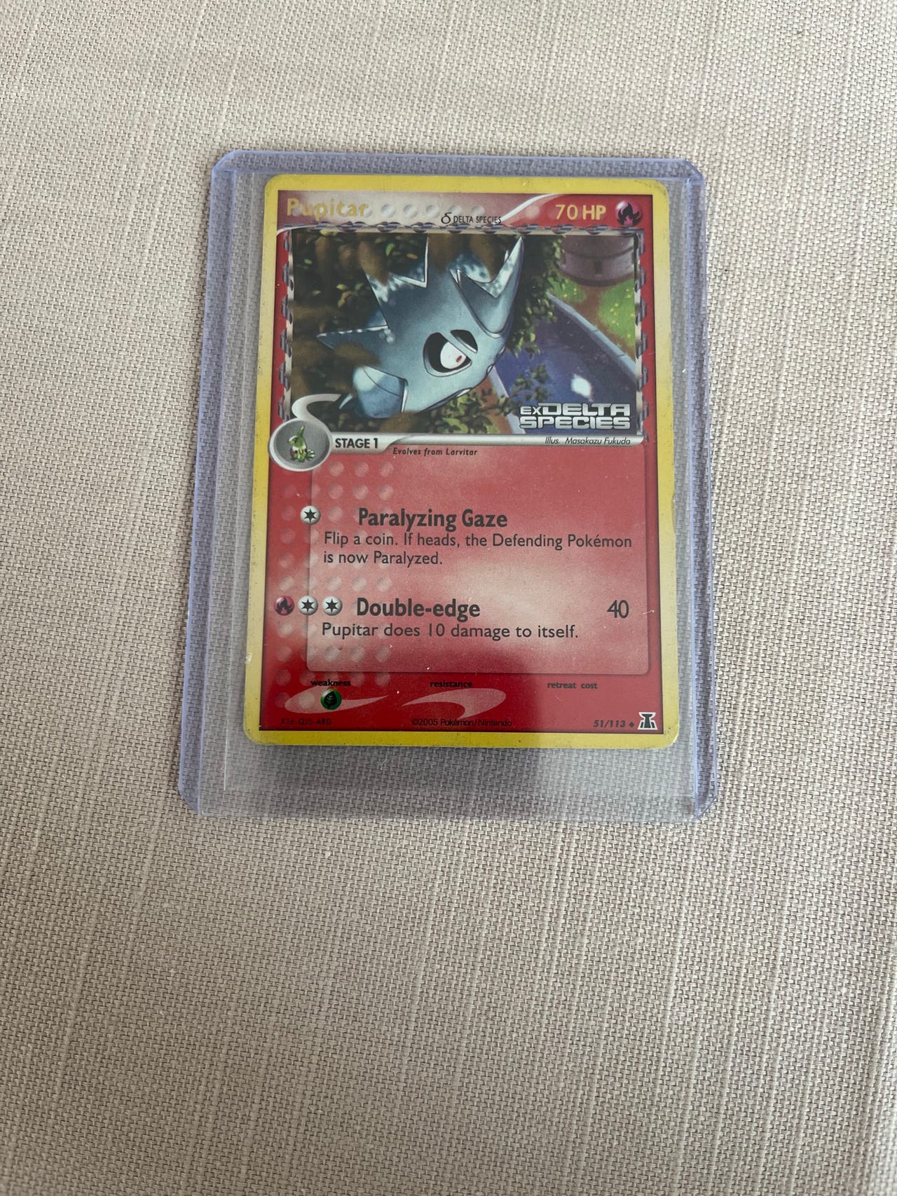 BUDA! Pokémonkort Pupitar [RH] #51 Pokemon Delta Species | Blocket