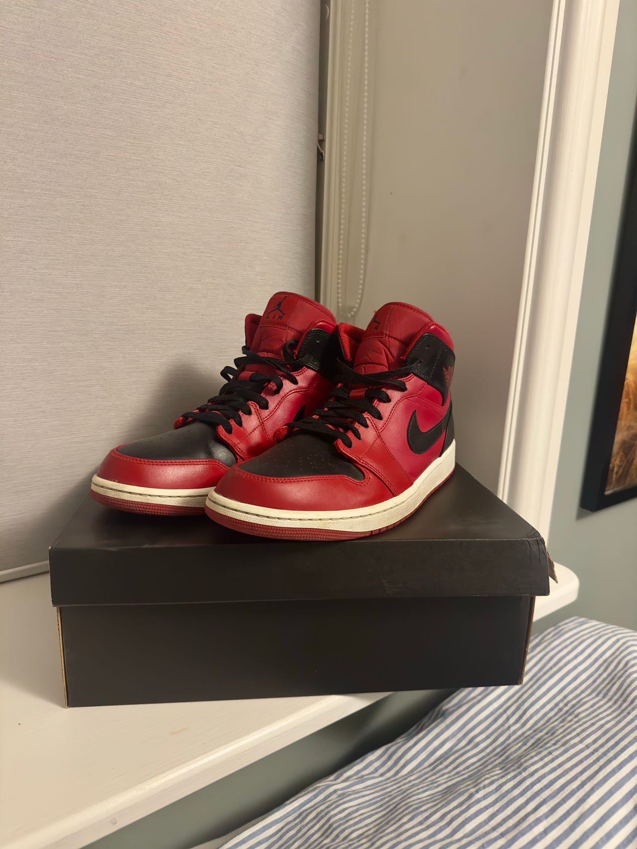 Air Jordan 1 mid Sneakers storlek 46 | Blocket