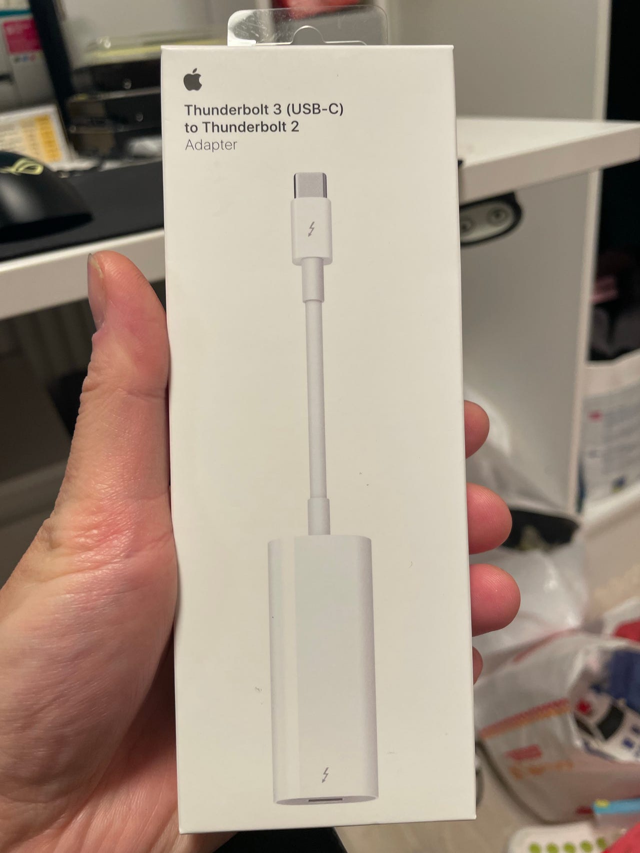 Apple Thunderbolt 3 (USB-C) till Thunderbolt 2-adapter | Blocket