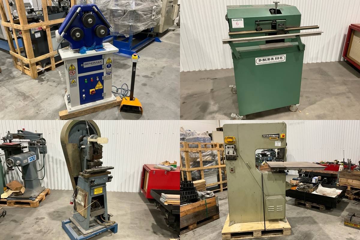 Ringvals bock, Falsmaskin, Exenterpress & Vertikal Bandsåg | Blocket