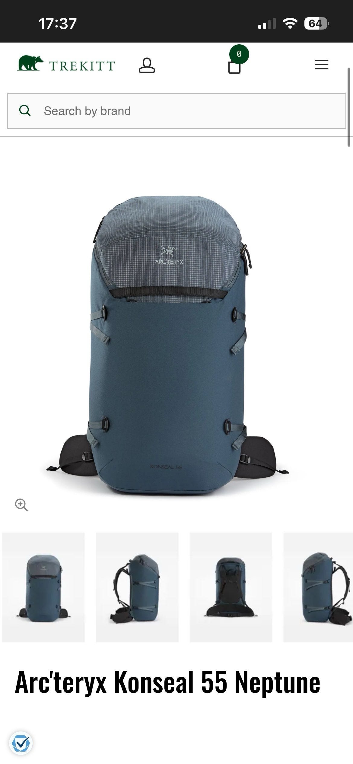 Arc’teryx Konseal 55 – Ultra-Rare Climbing Pack (Used Once) | Blocket