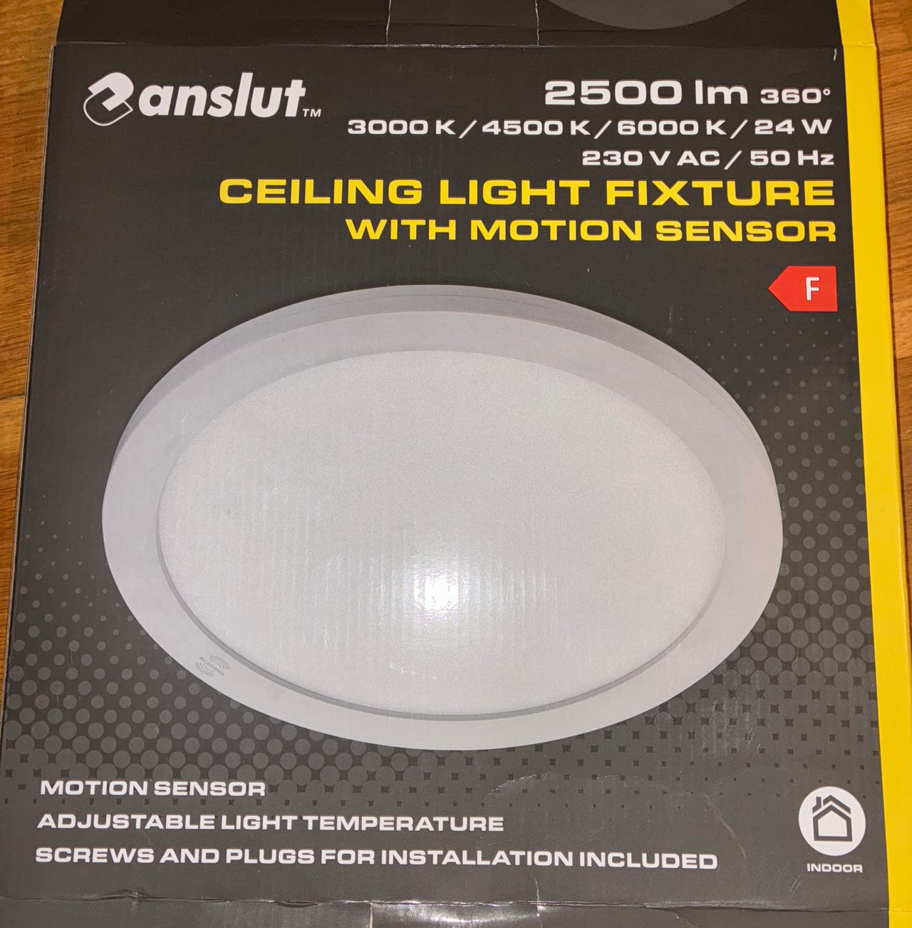 Anslut LED taklampa med rörelsesensor | Blocket