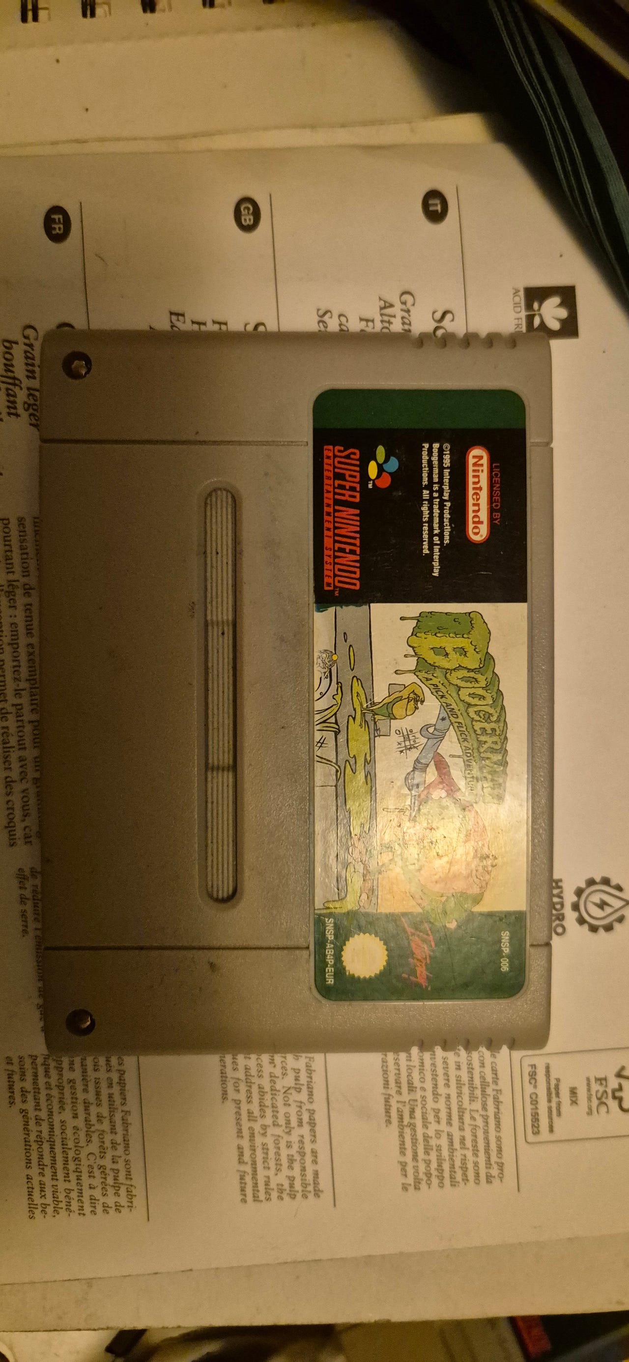 Boogerman: A Pick and Flick Adventure – SNES | Blocket