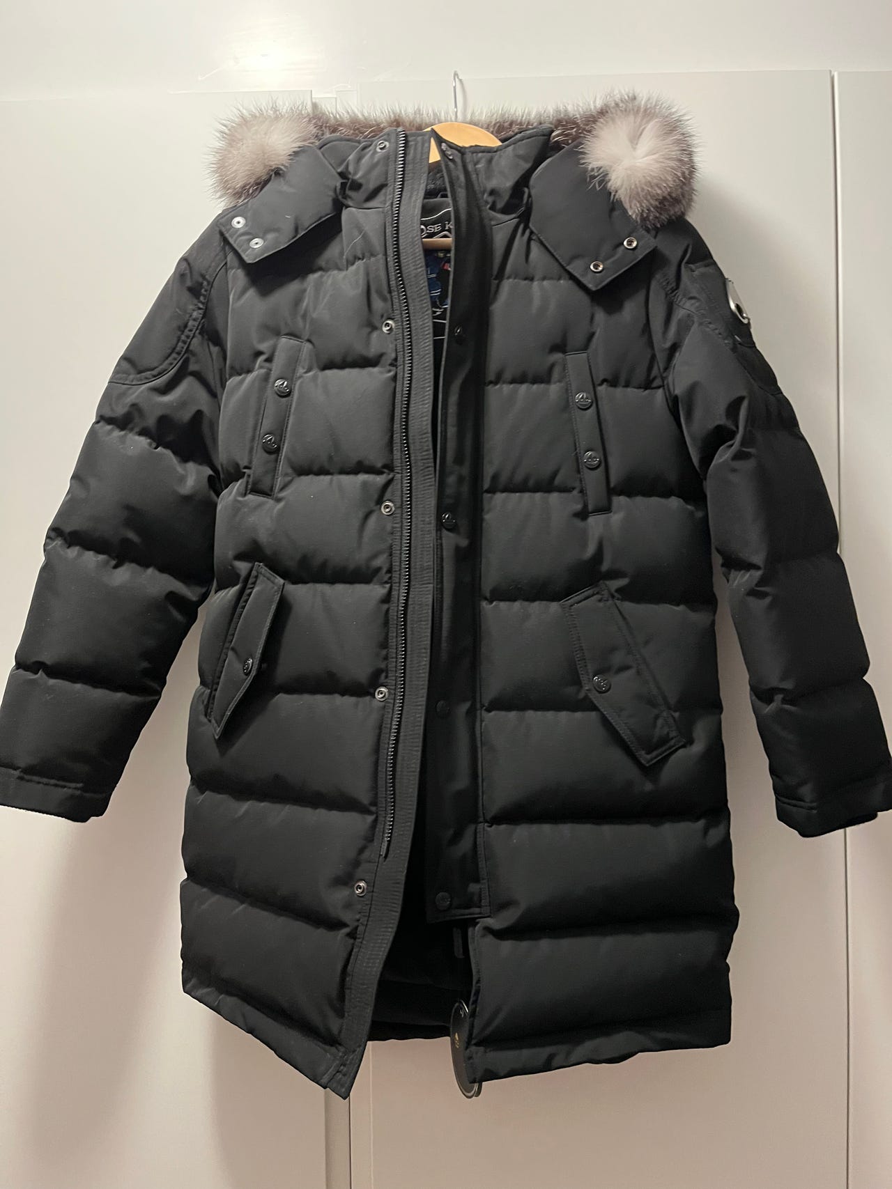 ️ NY Moose Knuckles Junior Parka – Storlek L (12–14 år) (Unisex) | Blocket