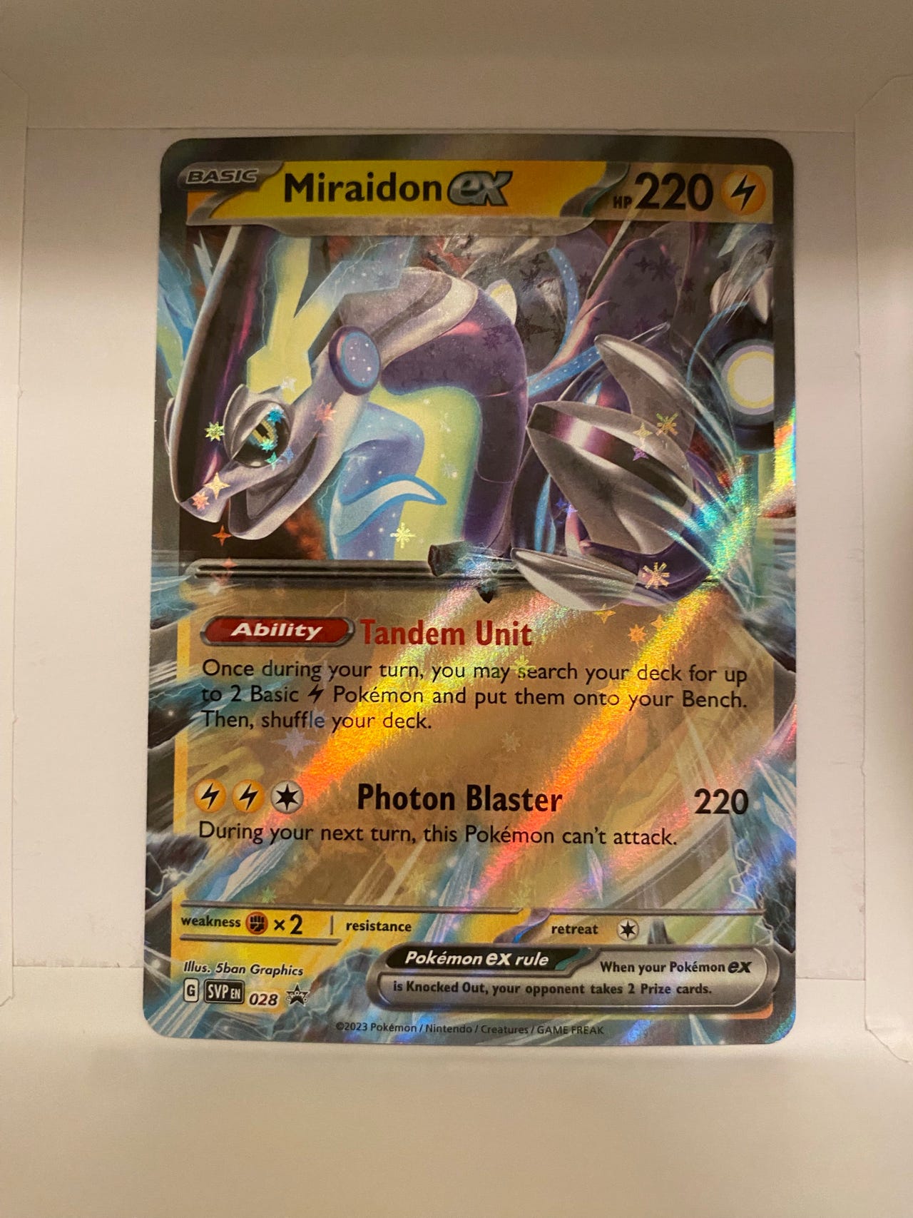 Pokémon kort Unown V, Miraidon EX, Iron Treads EX, Gyarados, Revavroom ...