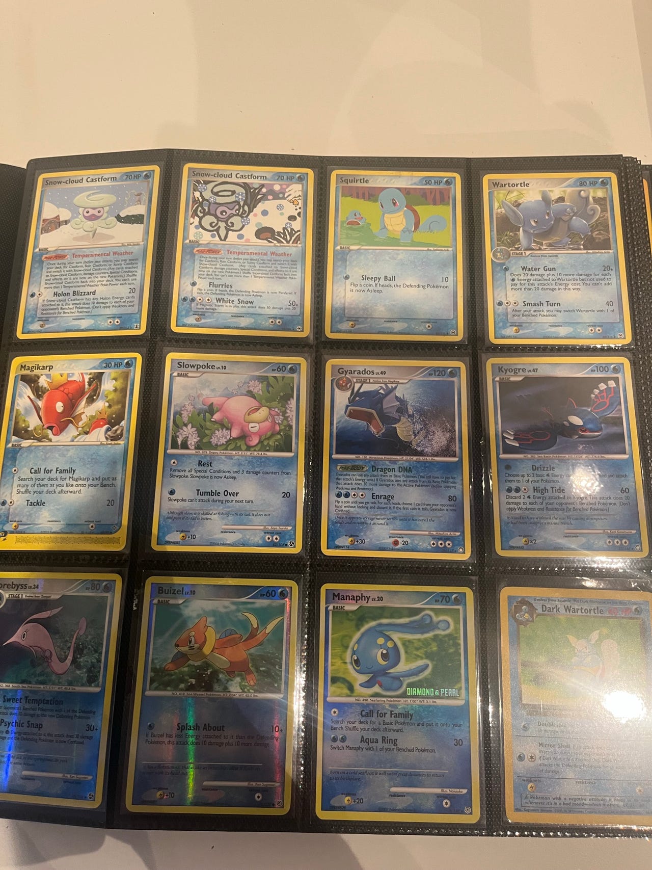 Pokémon samlarkort vatten typ olika motiv | Blocket