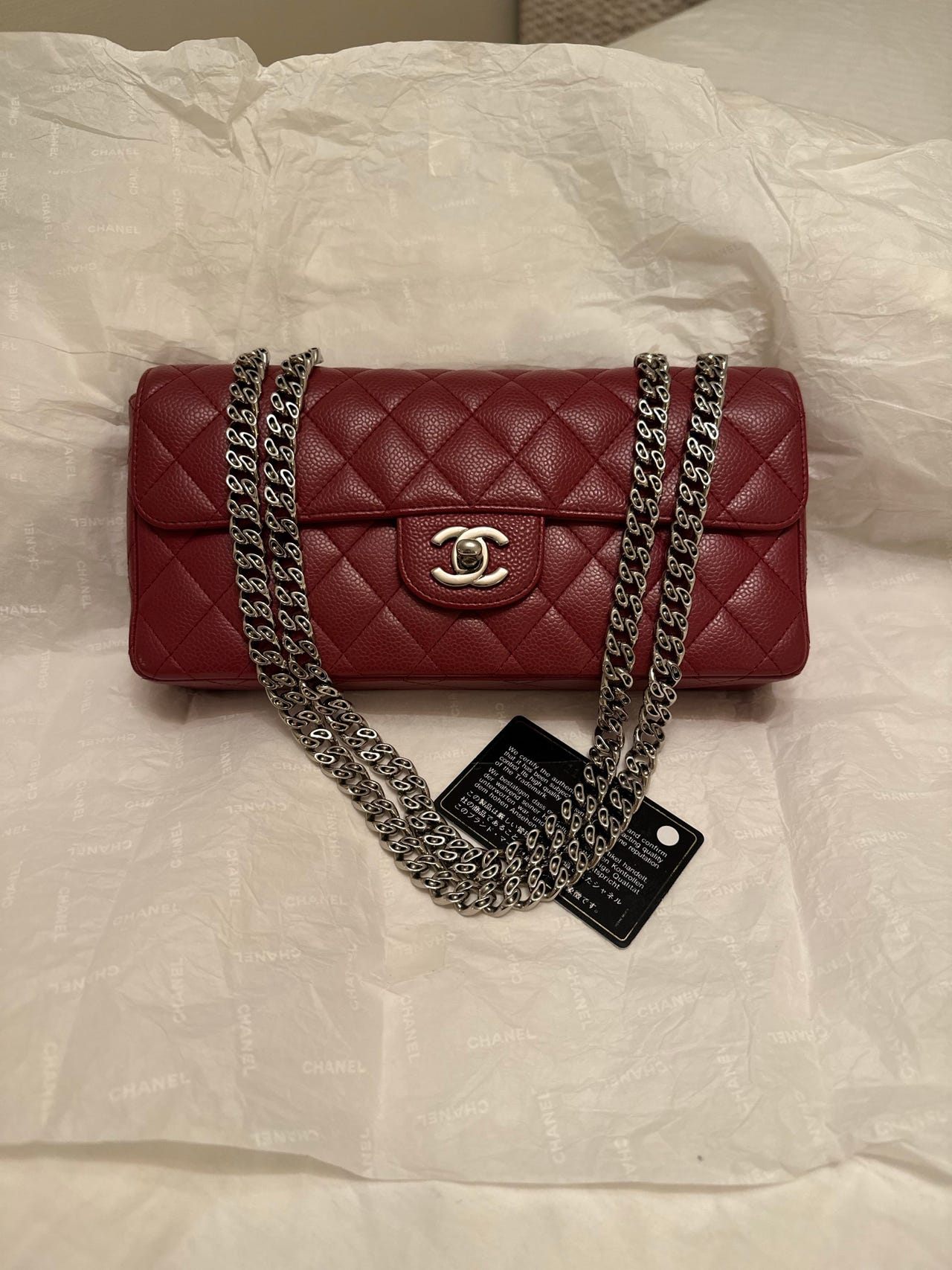 Chanel väska i läder för kvinna | Blocket