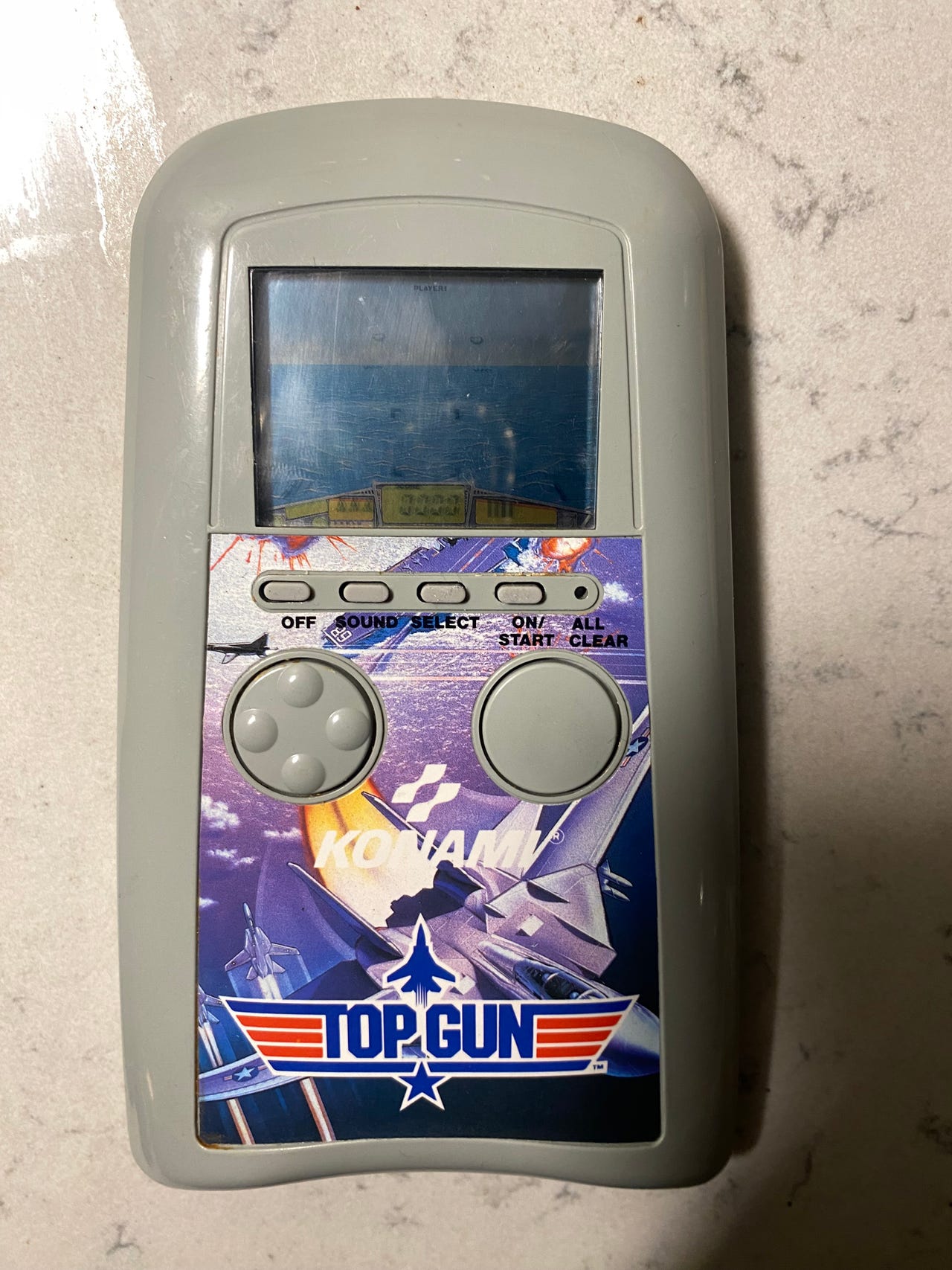 Retro Konami Top Gun (1989) – Handhållen LCD-spelklassiker | Blocket