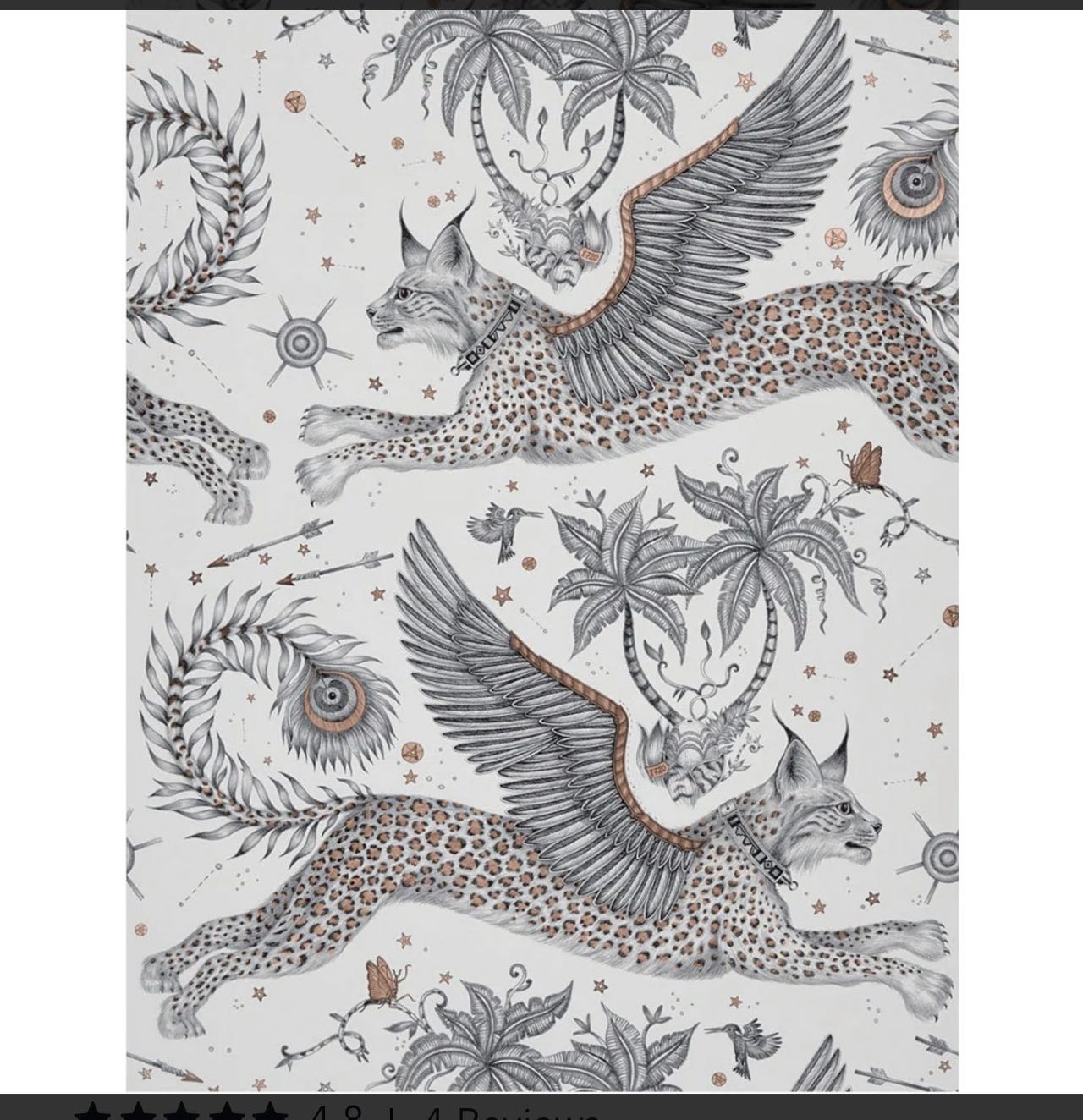 Snygg tapet Lynx av Emma Shipley | Blocket