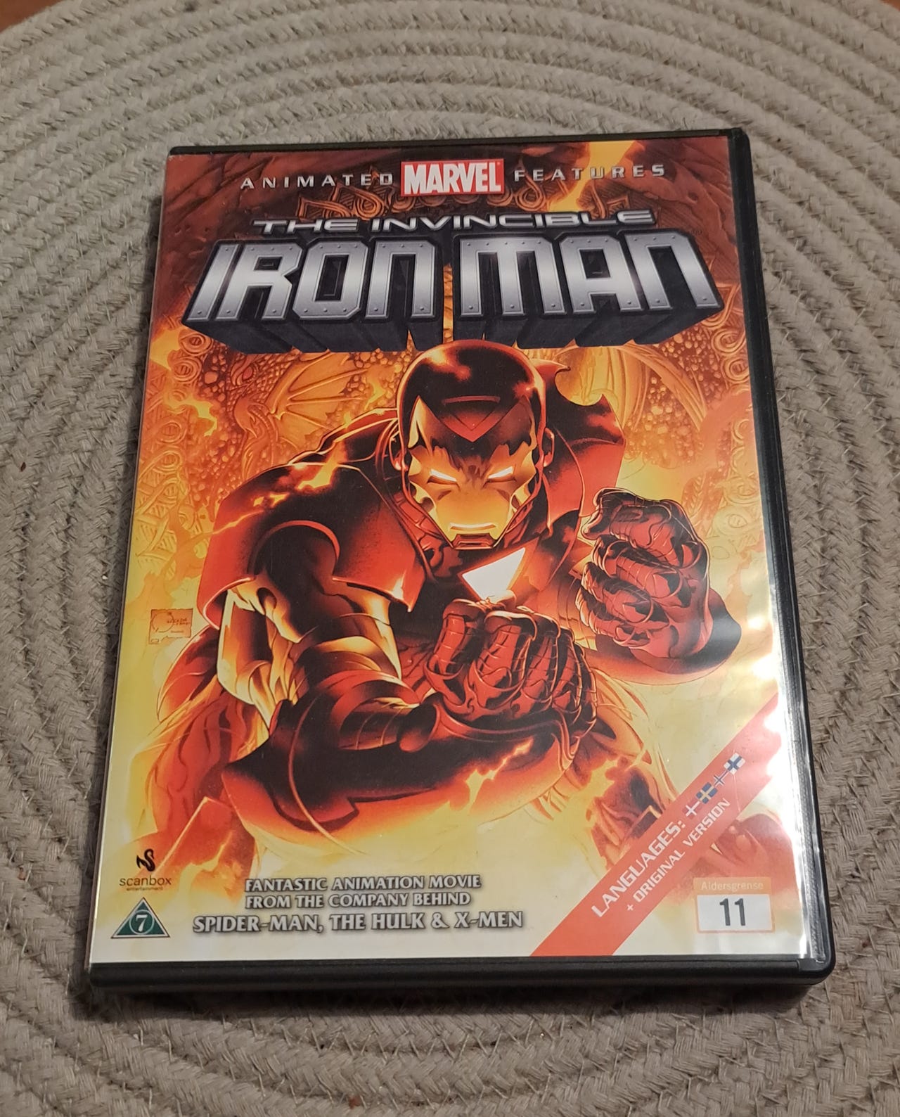 Iron Man The Invincible Animerad Marvel DVD FRAKTFRITT | Blocket