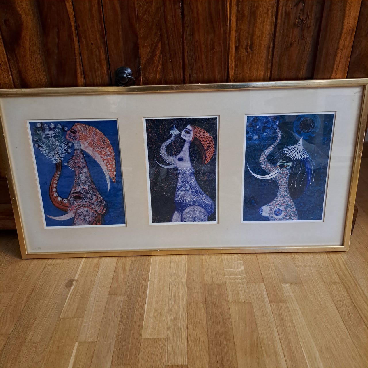 Tavla triptyk Max Walter Svanberg | Blocket