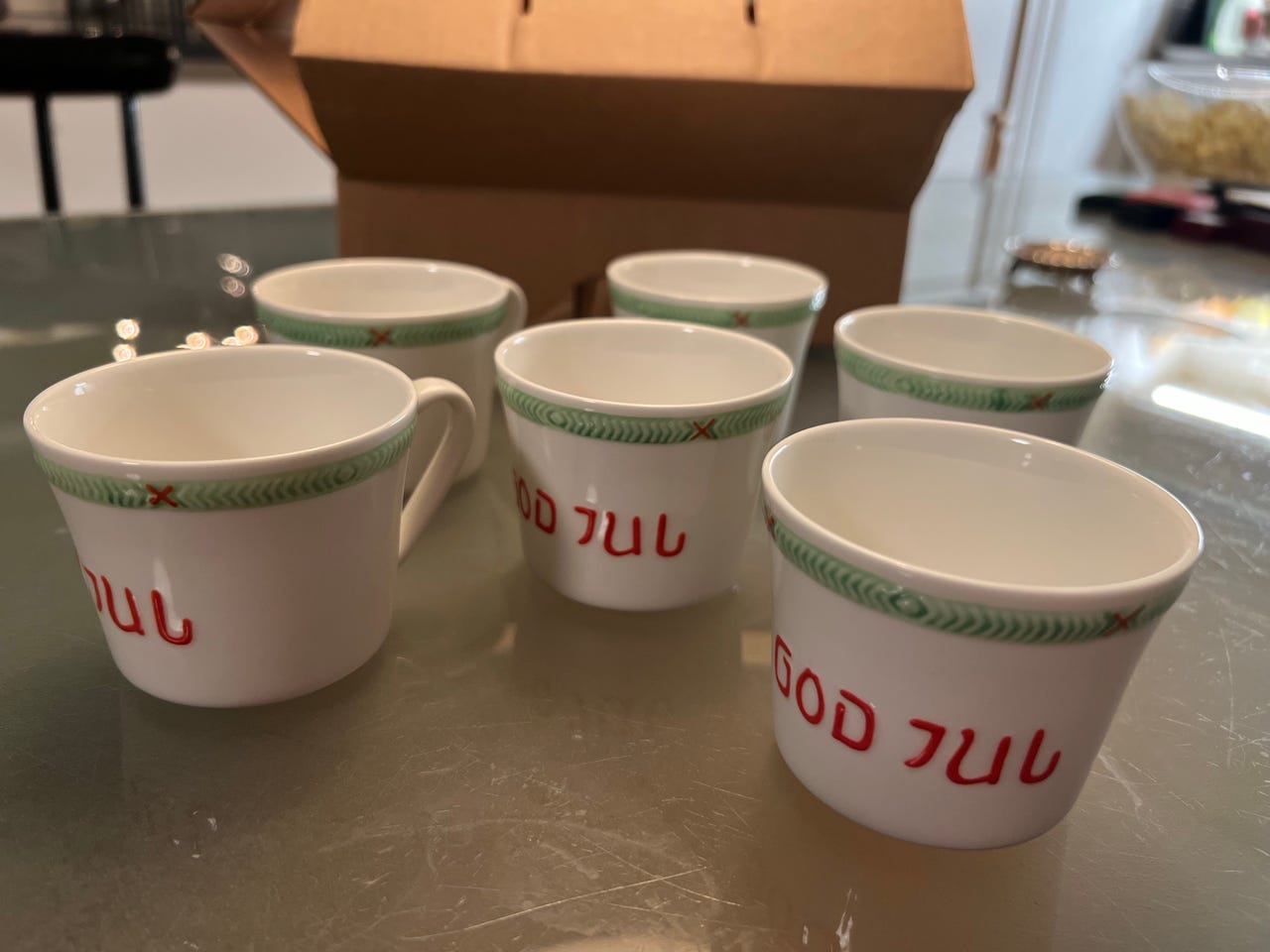 Rörstrand God Jul Glöggkoppar 6-pack | Blocket