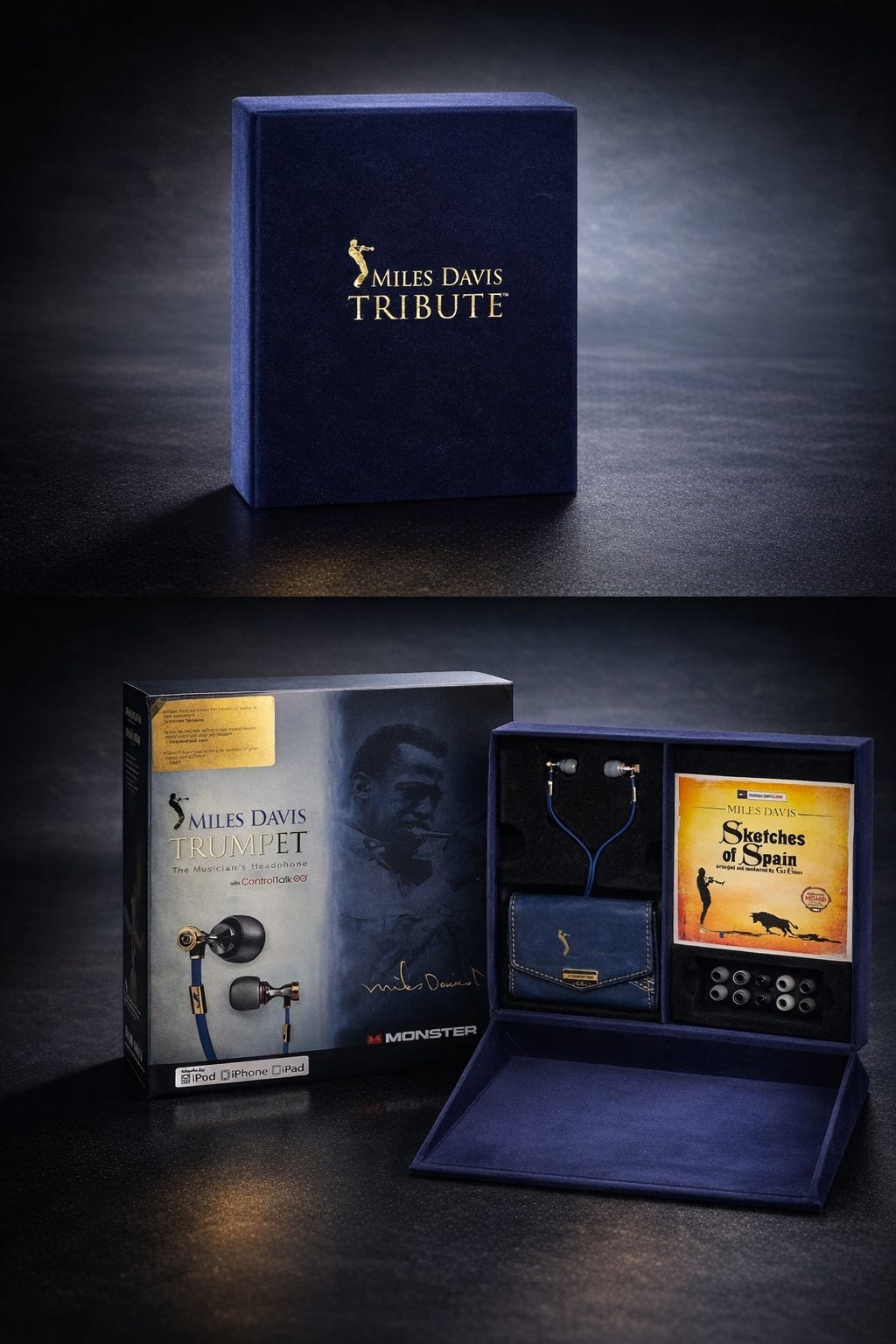 🎶 Monster × Miles Davis – Tribute “Trumpet” In-Ear Hörlurar (NYA) | Blocket