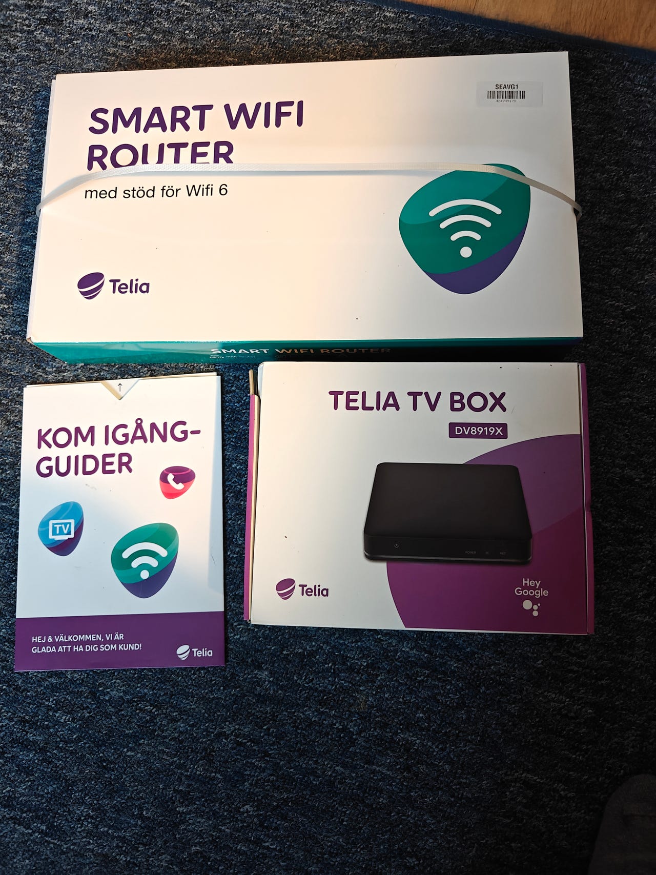 SMART WiFi router + Telia TV box | Blocket