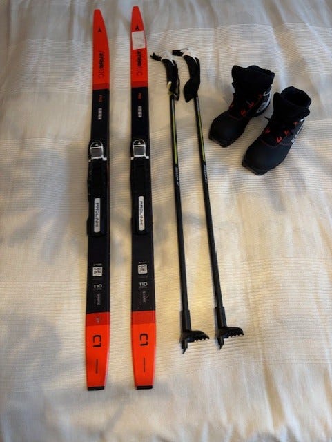 Längdpaket - Fischer C1 skins Skidor och stavar Swix med Salomon pjäxor ...