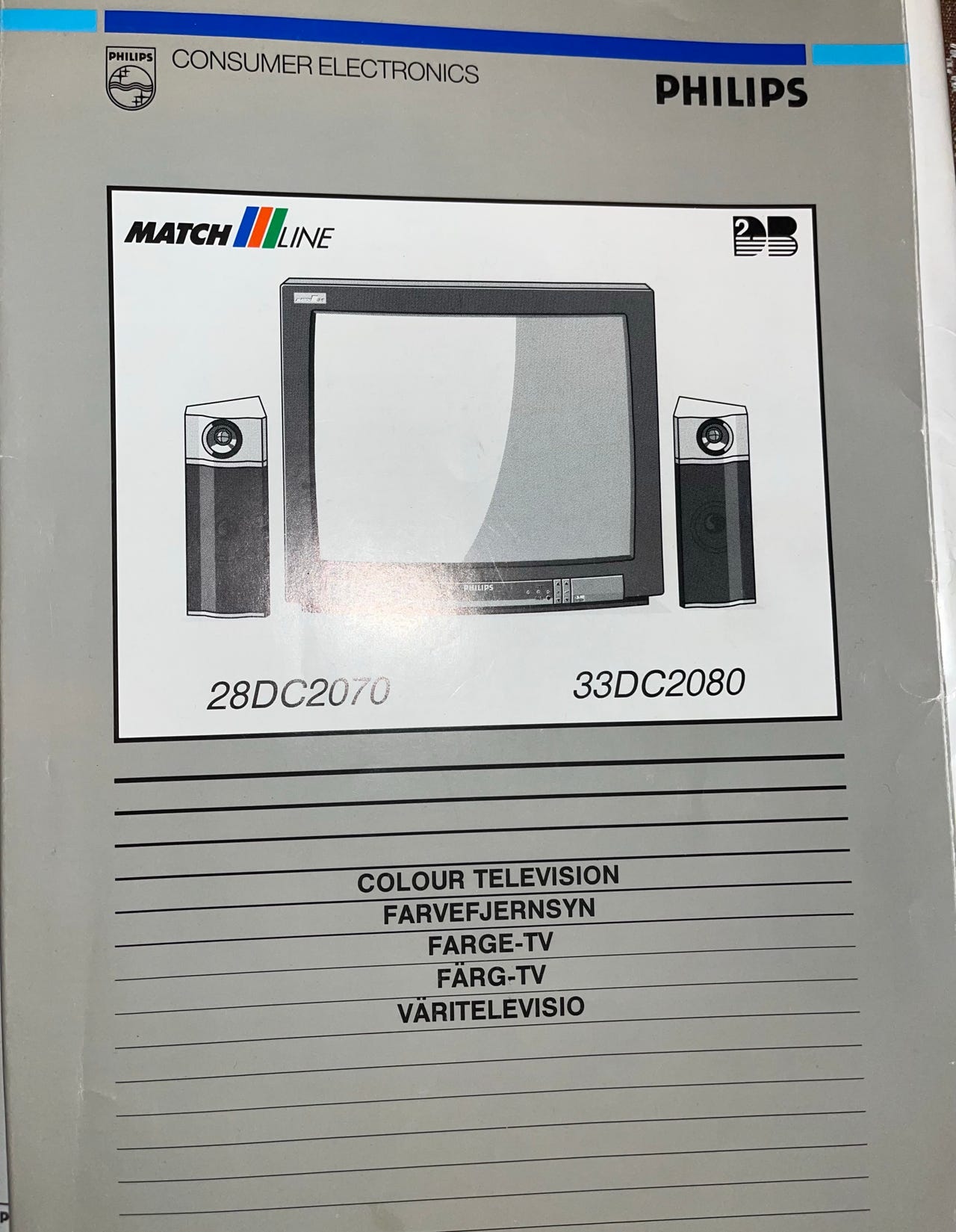Philips Matchline färg-tv 33” CRT | Blocket