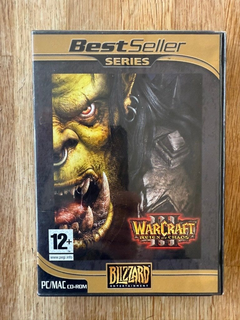 WoW - Warcraft III: Reign of Chaos - PC/MAC CD-ROM- endast som ...