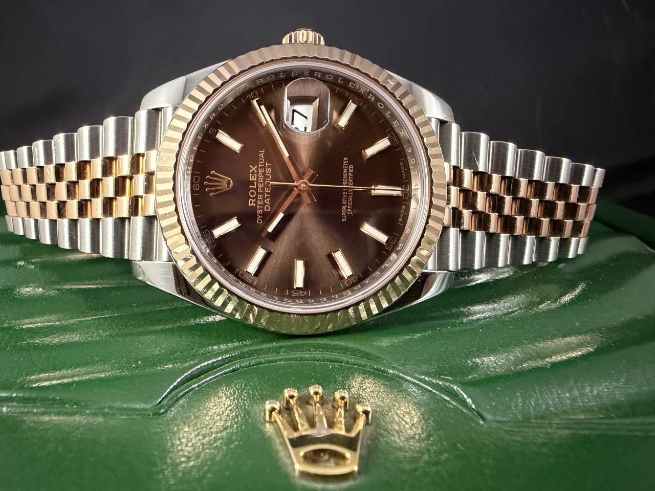 Rolex Oyster Datejust 41 126331 Everose Chocolate Fullset | Blocket