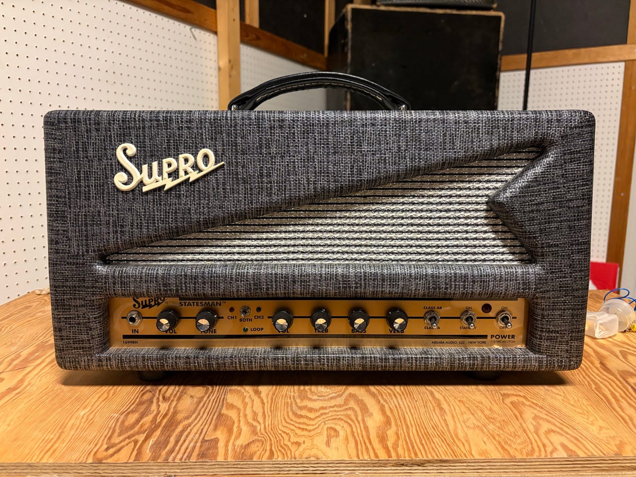Supro Statesman 1699R gitarrförstärkartopp 40/60W | Blocket