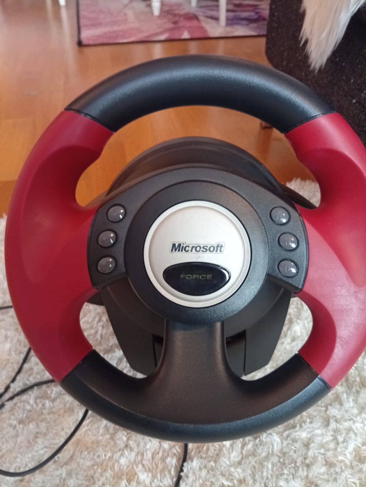 Microsoft SideWinder Force Feedback Racing Wheel ratt och pedalset USB ...