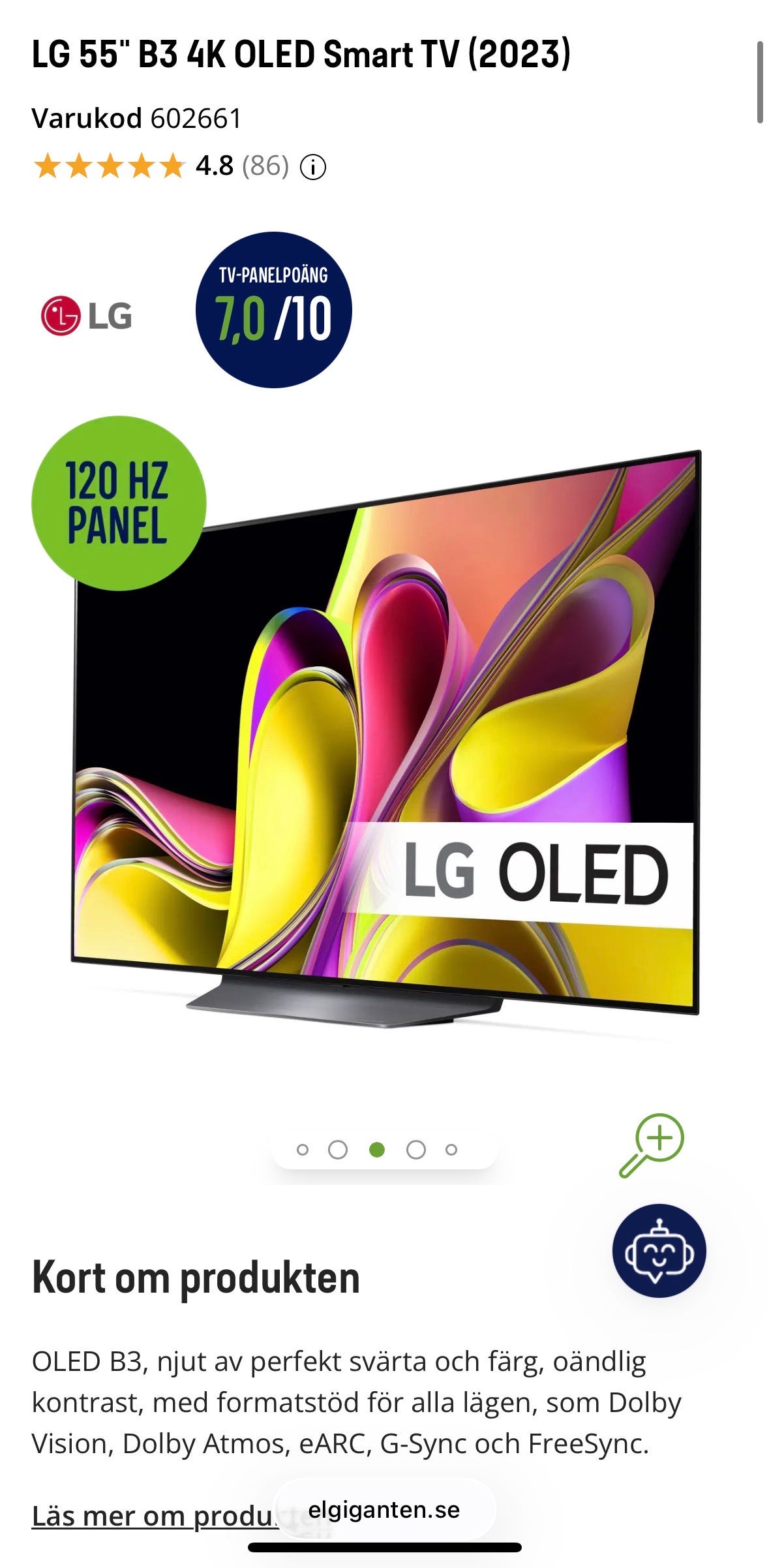 LG OLED 4k smart tv (2023) | Blocket