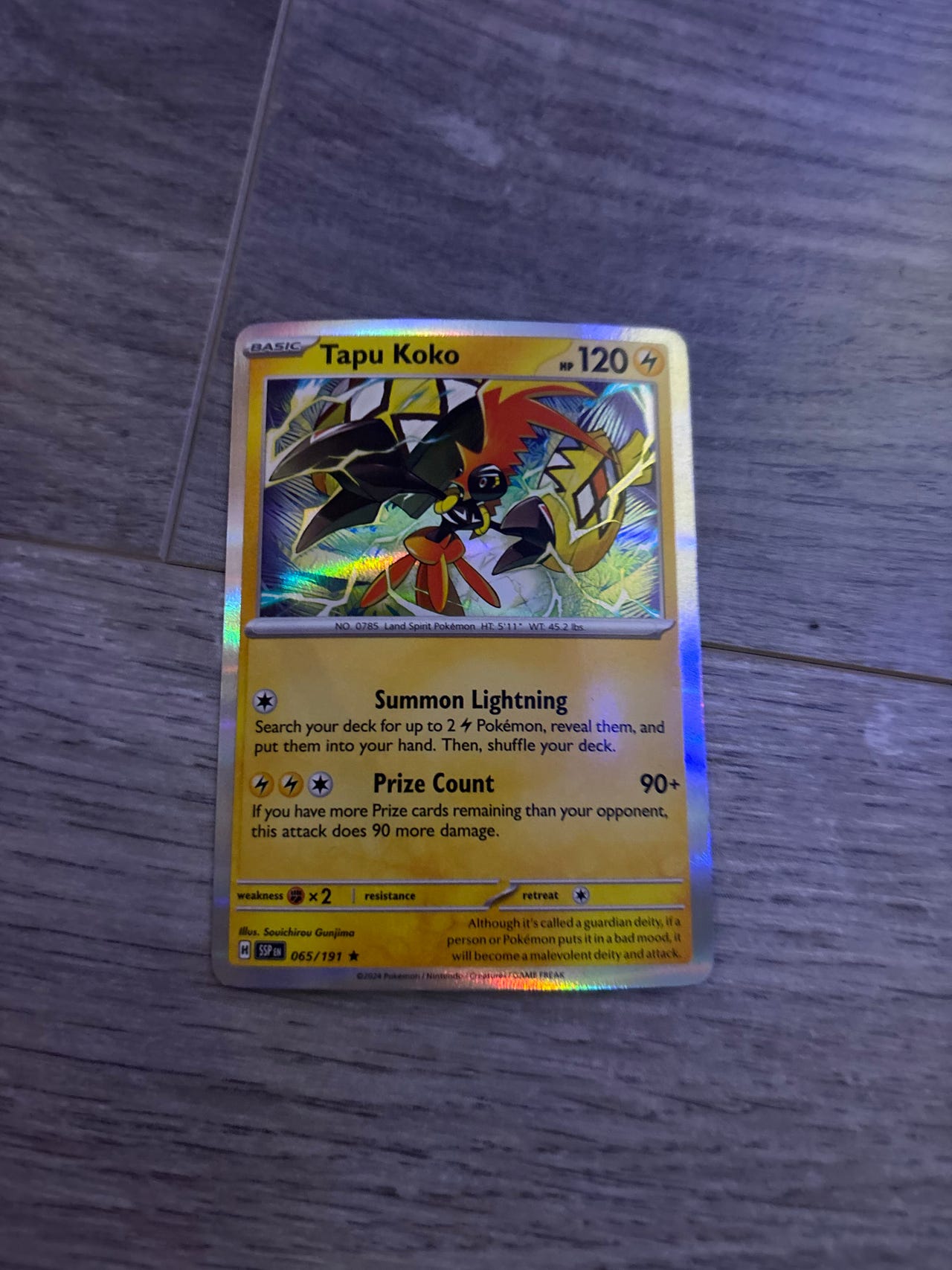 Pokémon Tapu Koko samlarkort holo | Blocket
