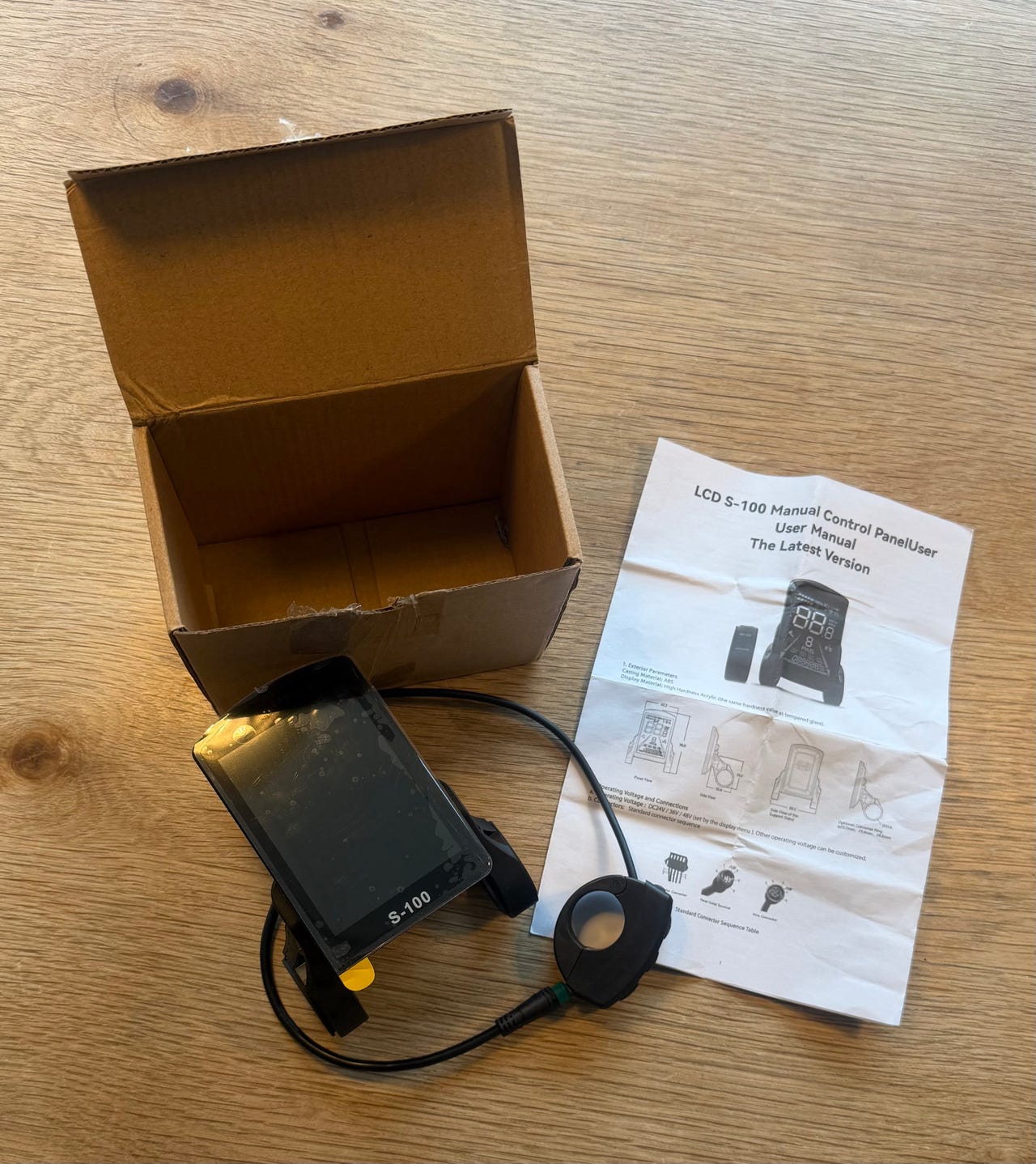 LCD S-100 display / kontrollpanel för elcykel | Blocket