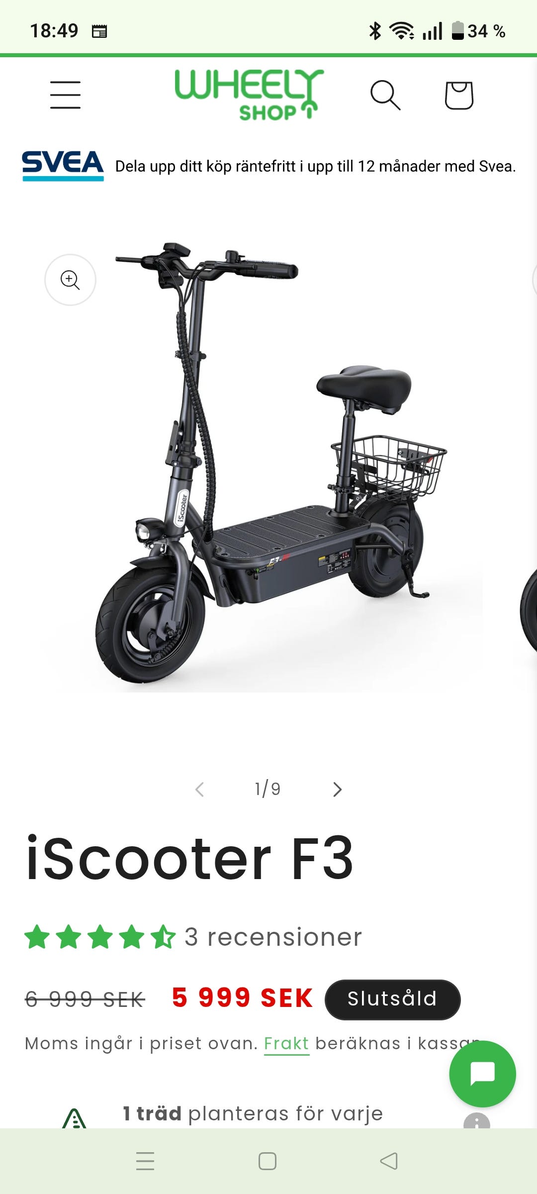 El scooter f3 | Blocket
