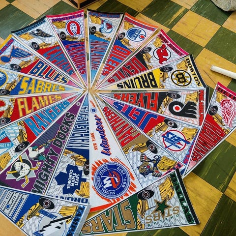 Vintage vimplar från Sverige och Finland | Blocket