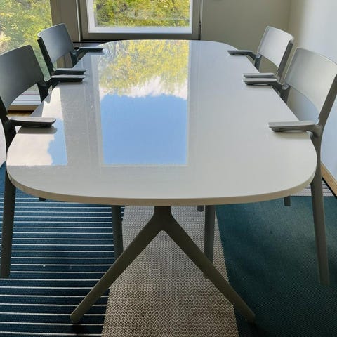 Matbord + stolar Lerhamn IKEA | Blocket