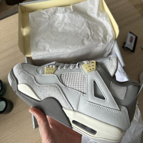 Jordan 4 x Off White Sail | Blocket