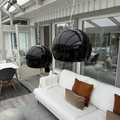 Taklampa, Frandsen Multi ball svart. | Blocket