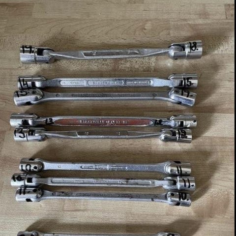 U-RingNycklar Bahco-Gedore-Heyco-Kamasa-Primat mm | Blocket