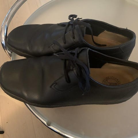 Clarks svarta herr skor | Blocket